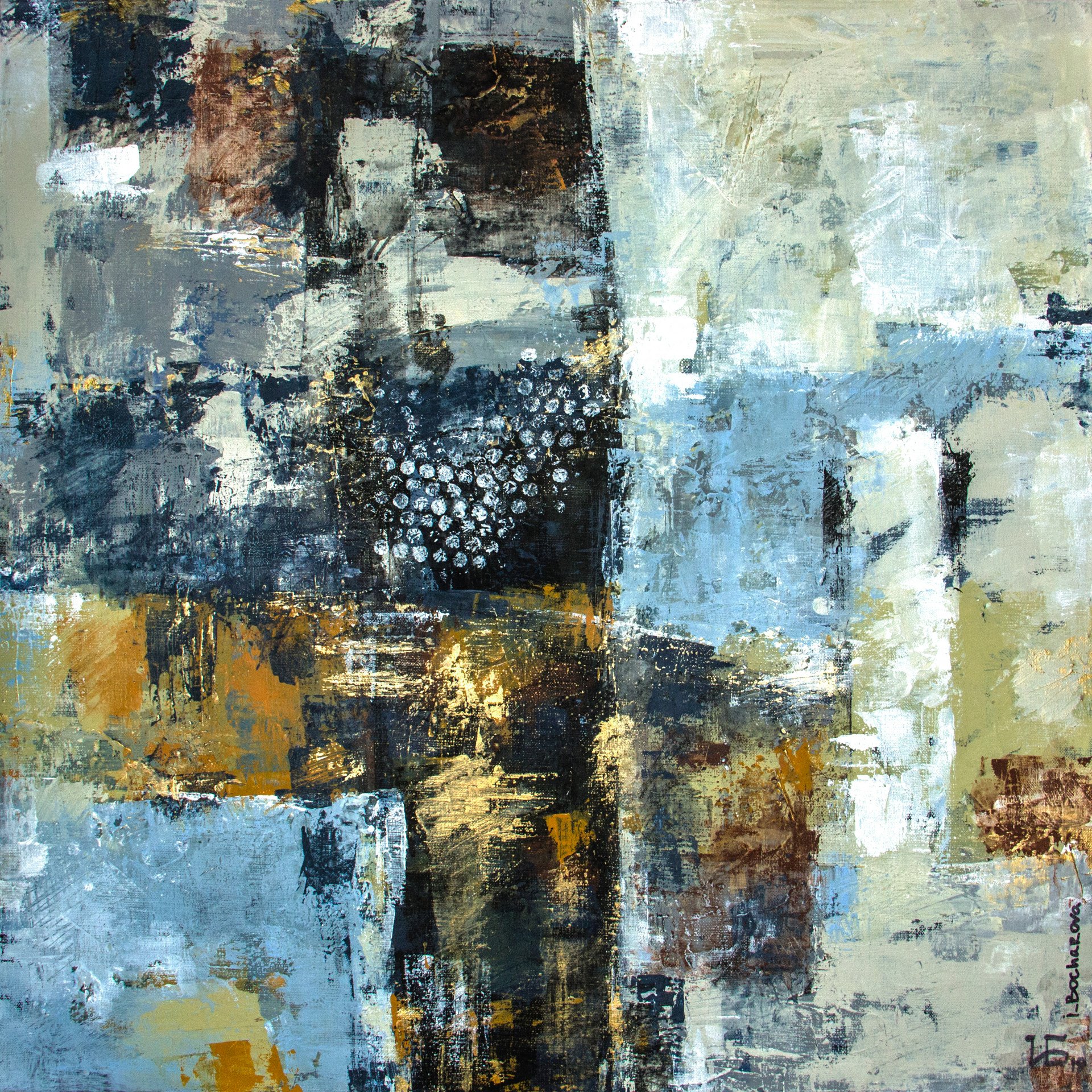 Abstract #21 Painting by Irina Bocharova - Jose Art Gallery