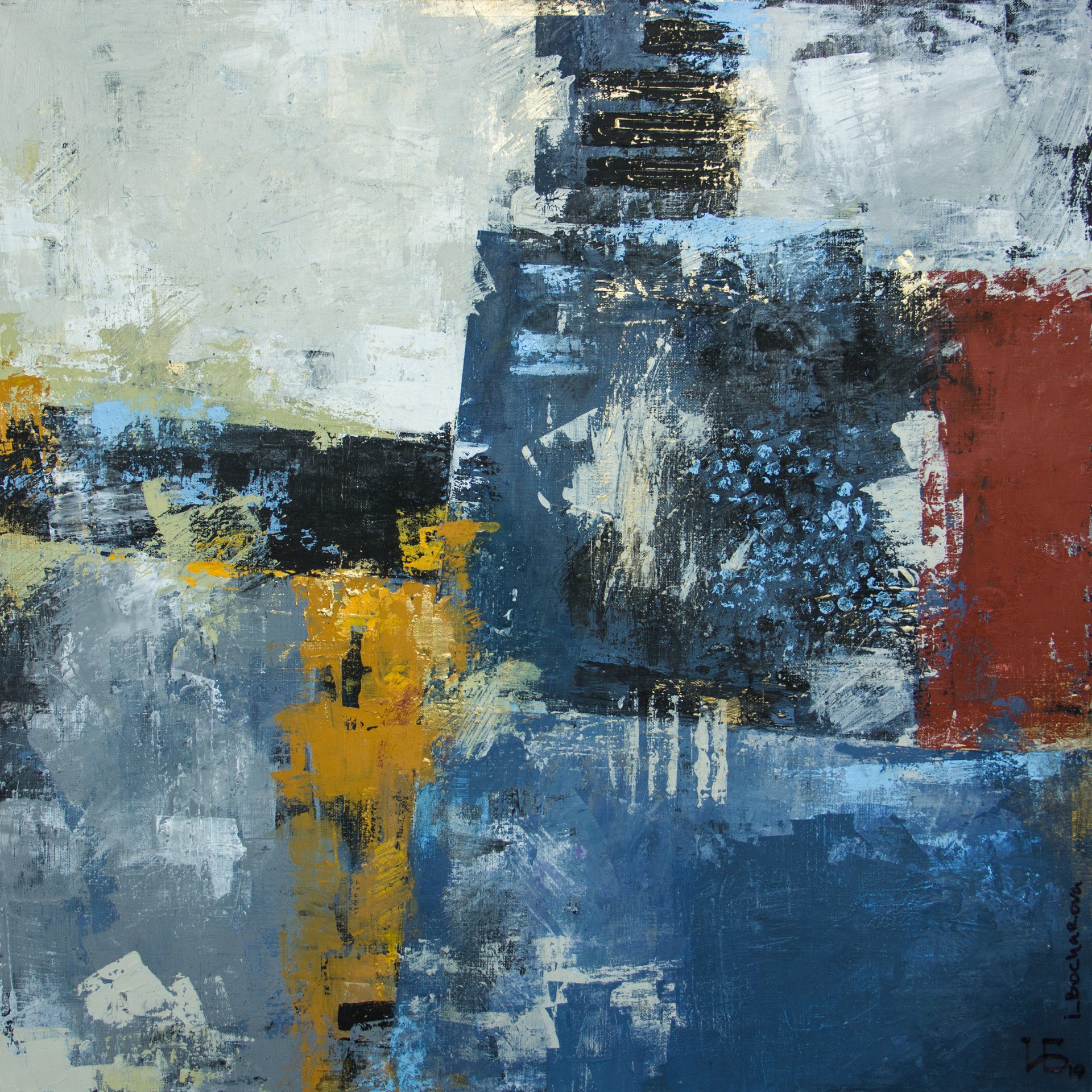 Abstract #22 Painting by Irina Bocharova - Jose Art Gallery