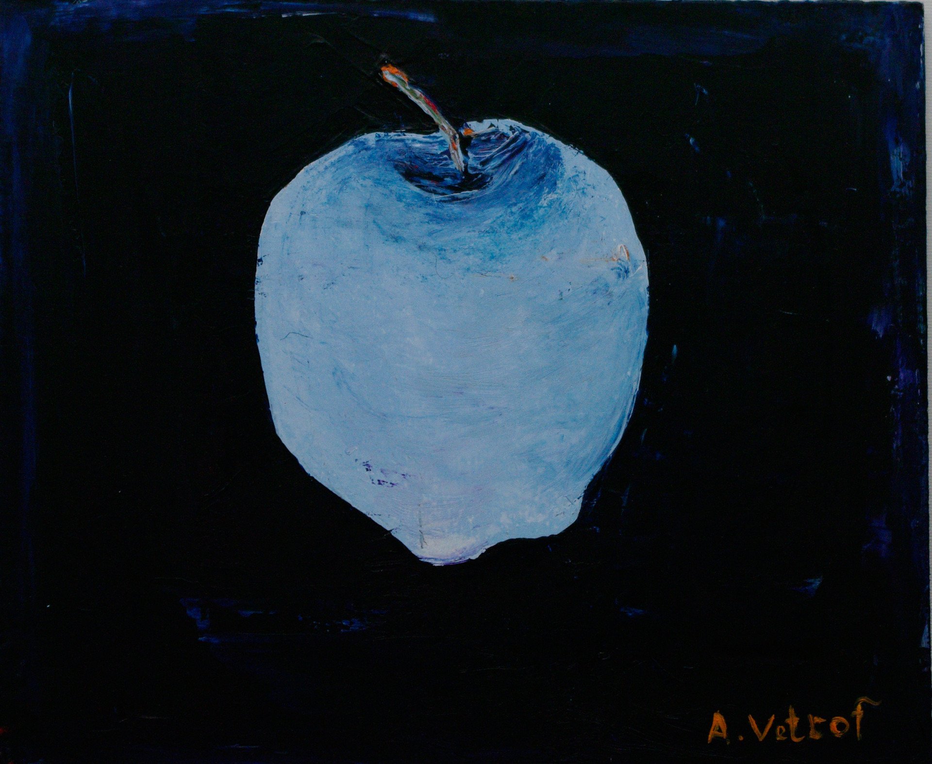Apple knowledge Painting by Alik Vetrof - Jose Art Gallery
