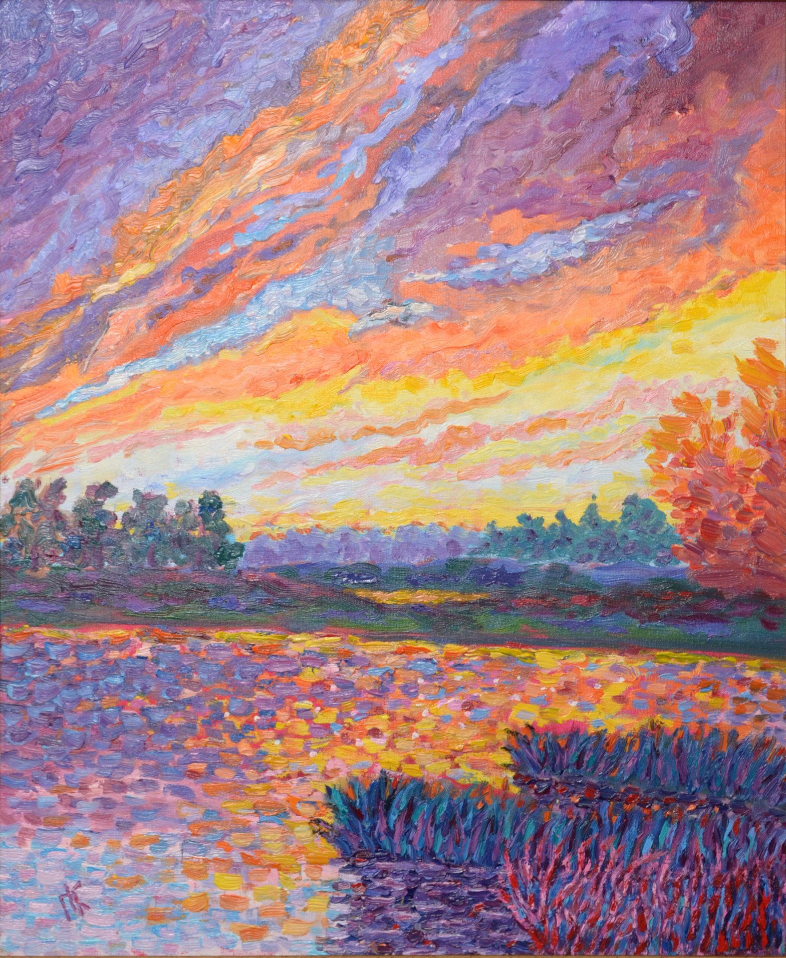 Evening bells Painting by Pavlo Kiriakov - Jose Art Gallery