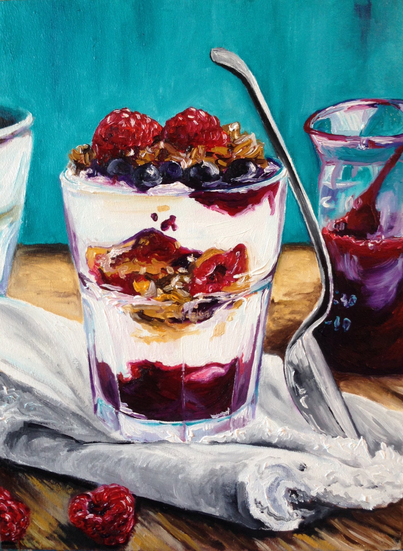 Delicious 1 Painting by Anna Kozyreva - Jose Art Gallery