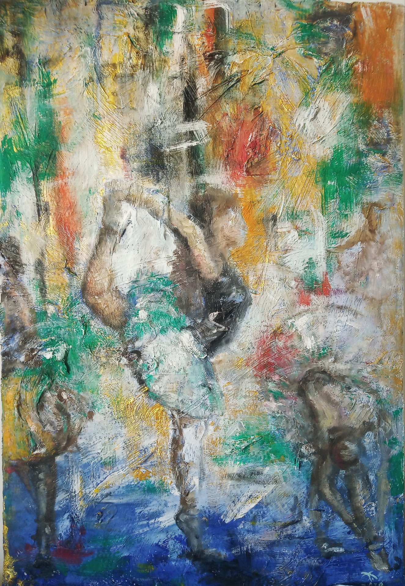 The ballet school 2 Painting by Daniel Wille