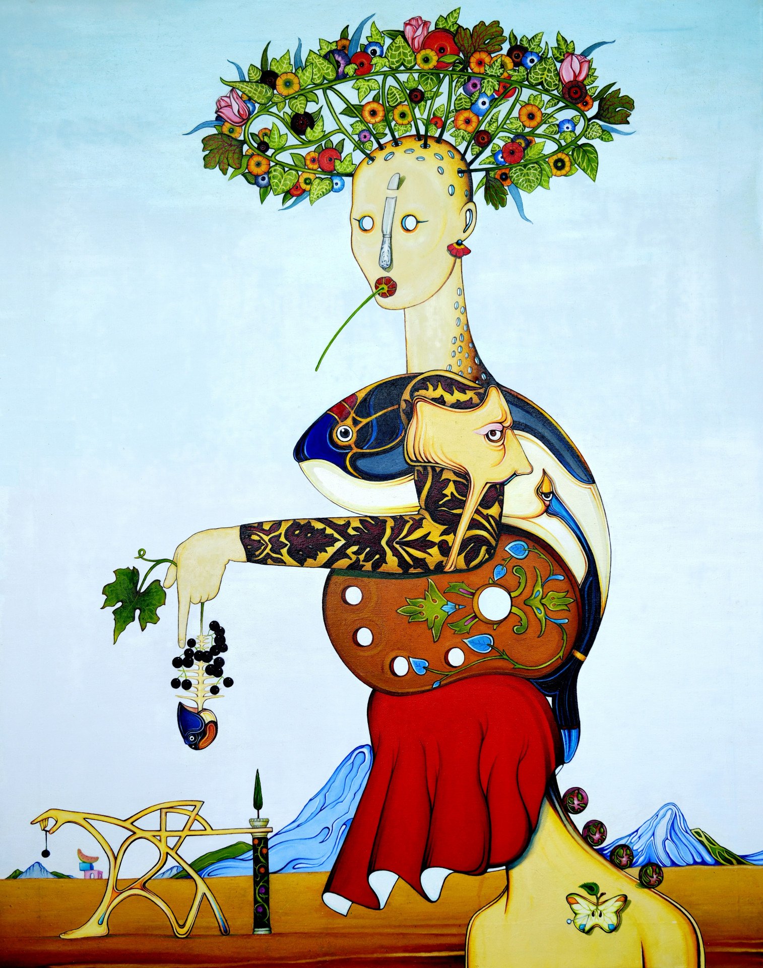 Veronica Painting by Kakha Esebua - Jose Art Gallery