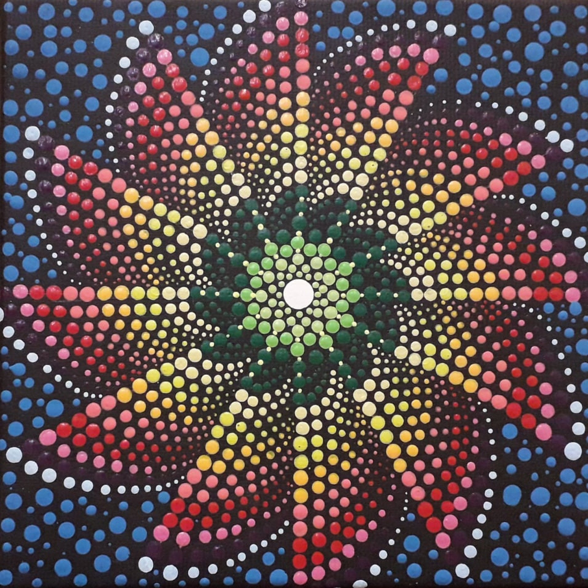 Mandala Energy whirlwind Painting by Nataliy Klimenko