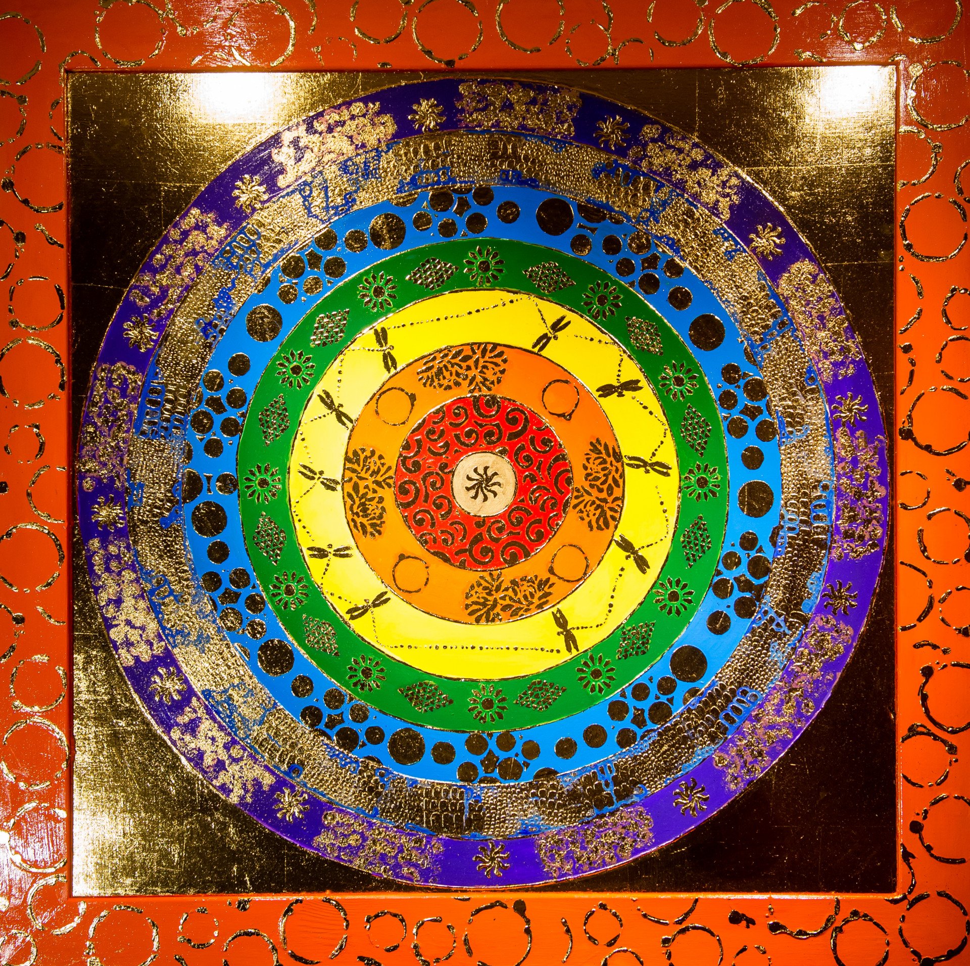 Mandala Painting by Larisa Ruy - Jose Art Gallery