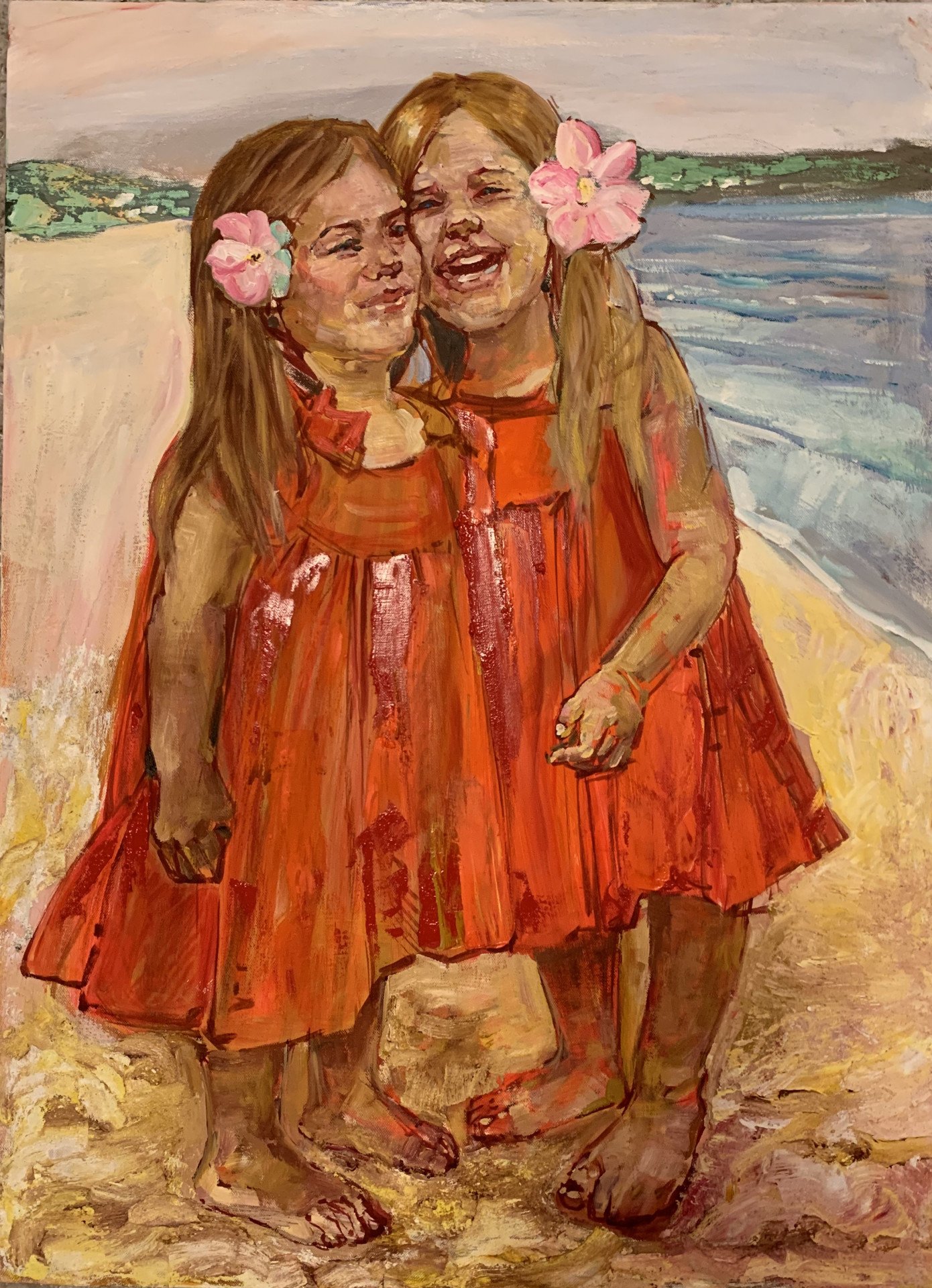 Friendship Drawing - Hanna Chycherina - Jose Art Gallery