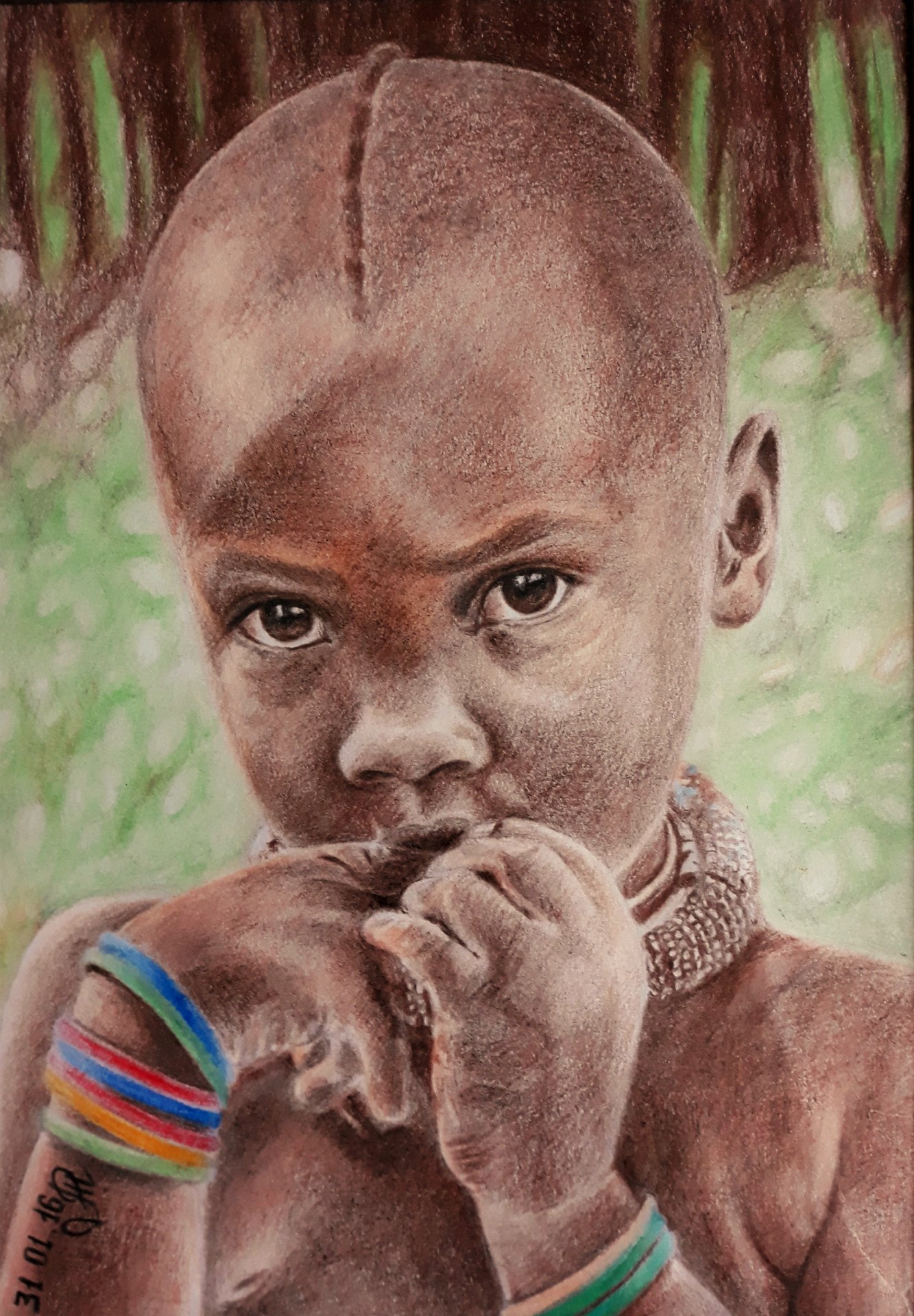 A Little Dreamer Drawing - Tatiana Loreen - Jose Art Gallery