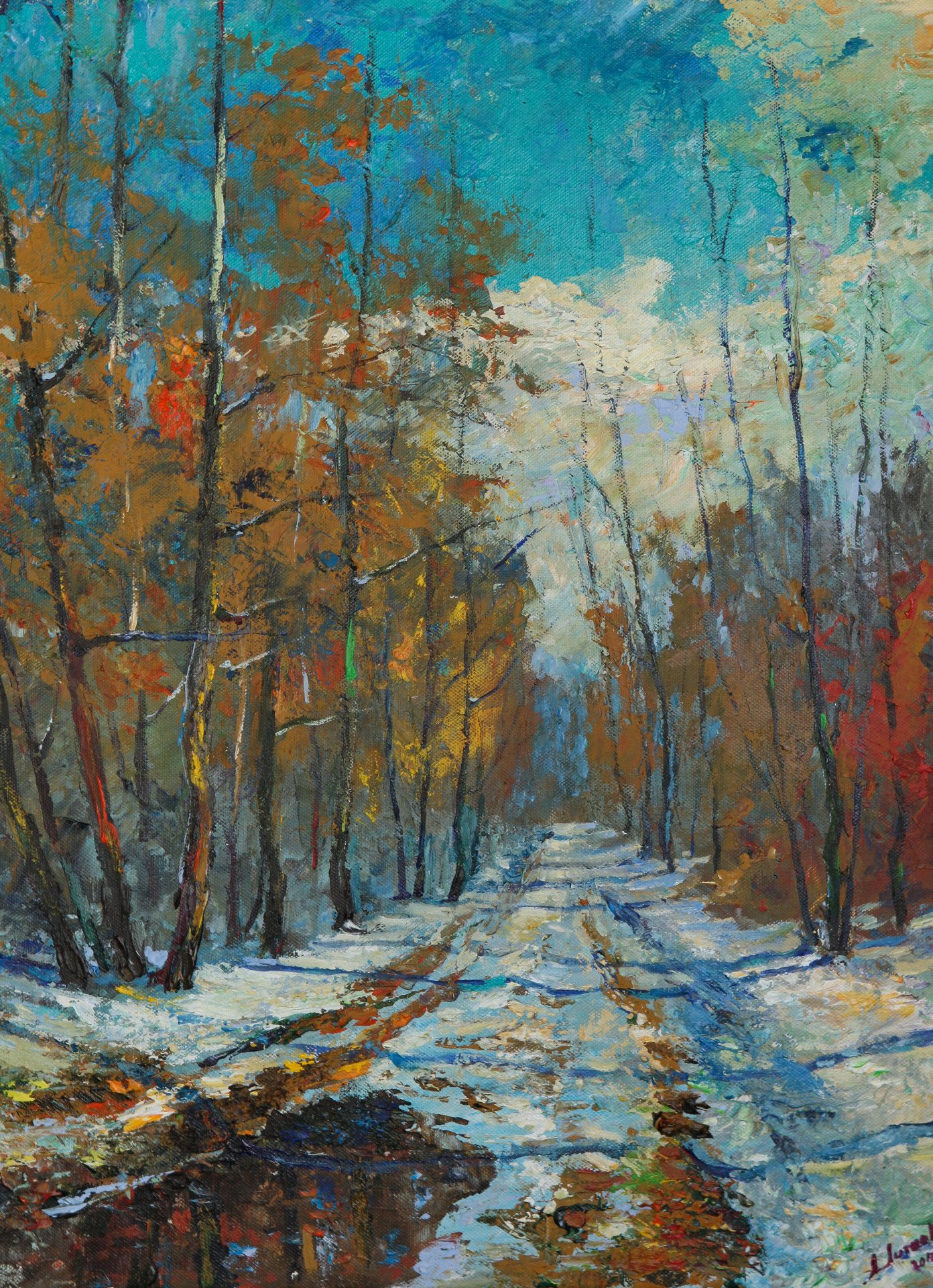 Snowbreak Painting by Alexander Jose - Jose Art Gallery