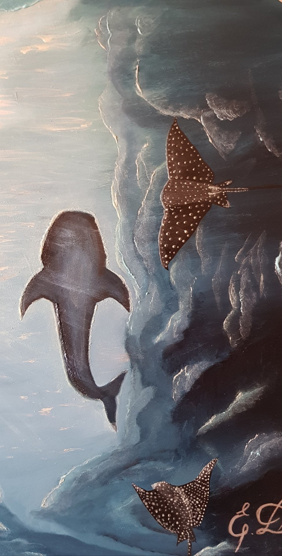 Out of the abyss Painting by Ekaterina Donskaya - Jose Art Gallery