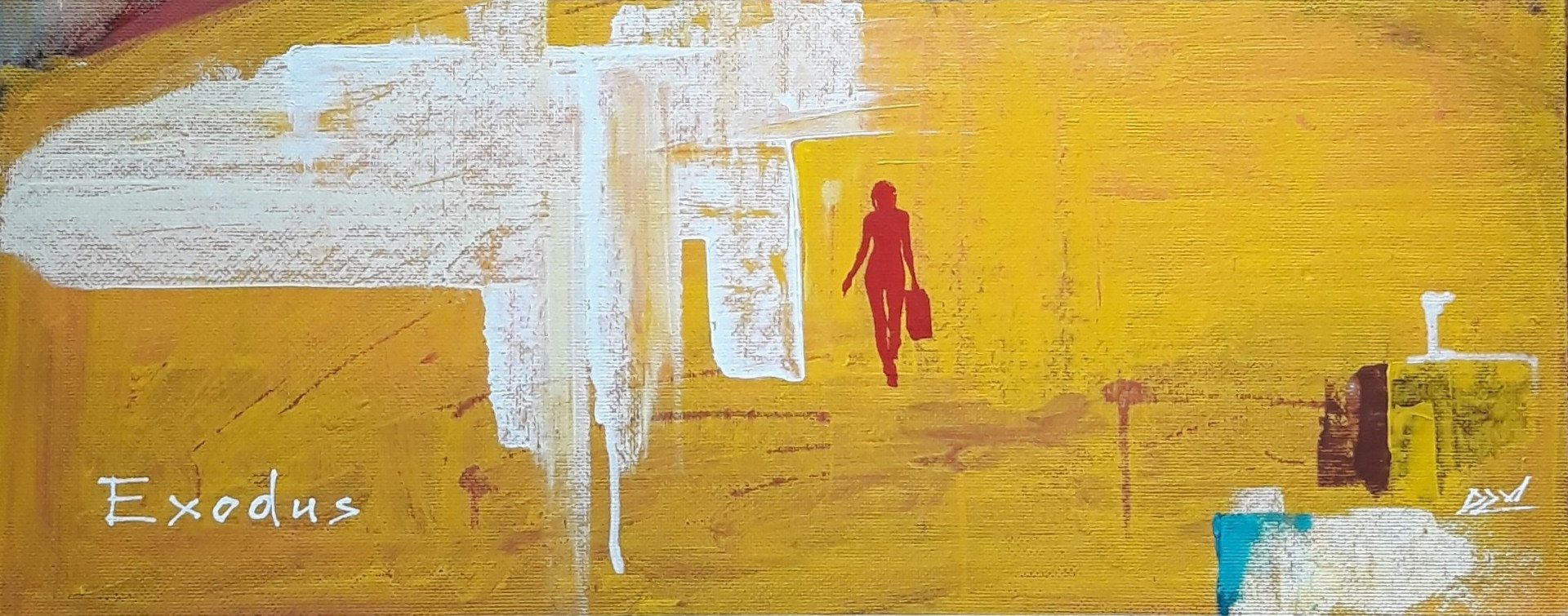 Exodus Painting by DZMITRY VASILENKA - Jose Art Gallery