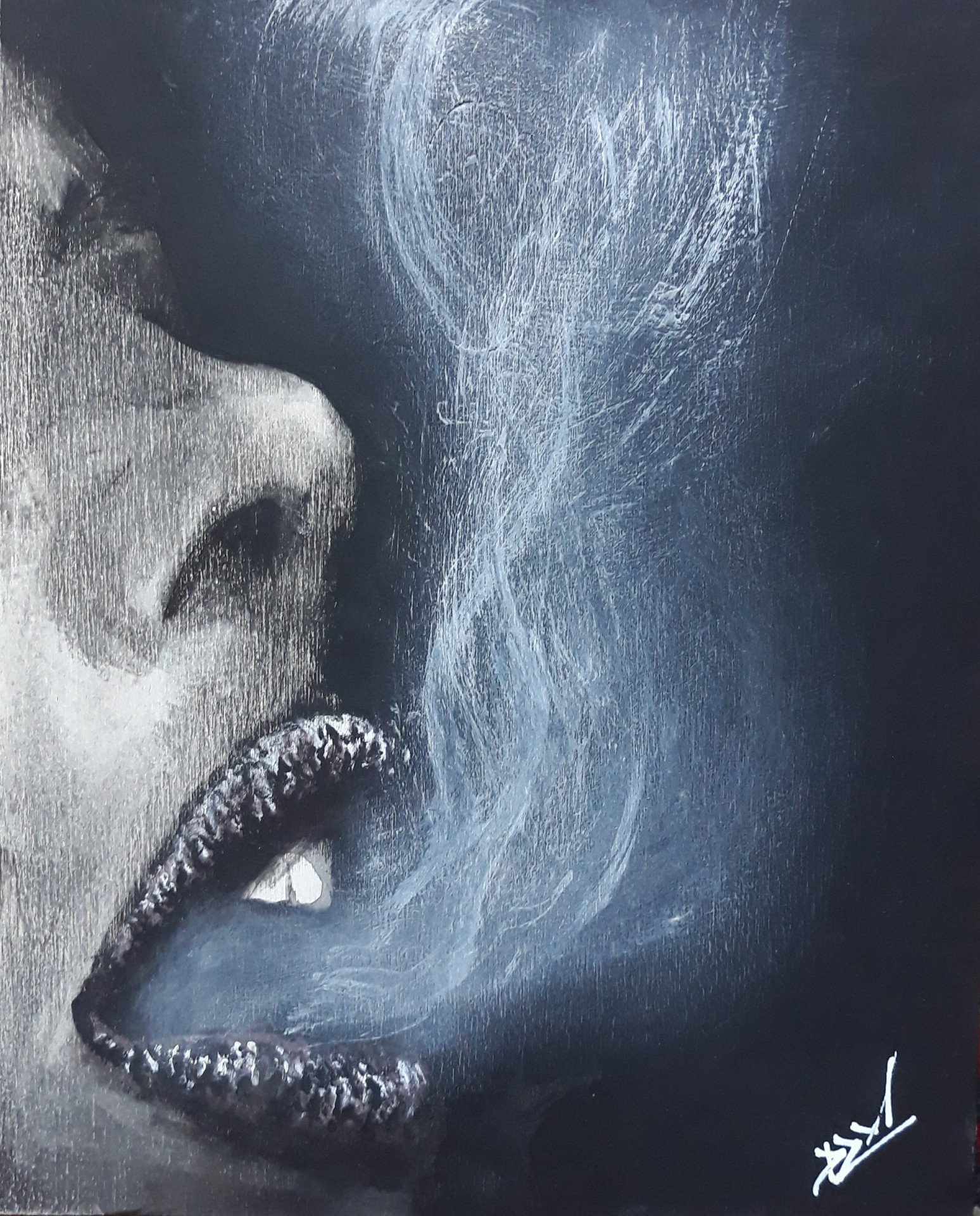 Smoke Painting by DZMITRY VASILENKA - Jose Art Gallery