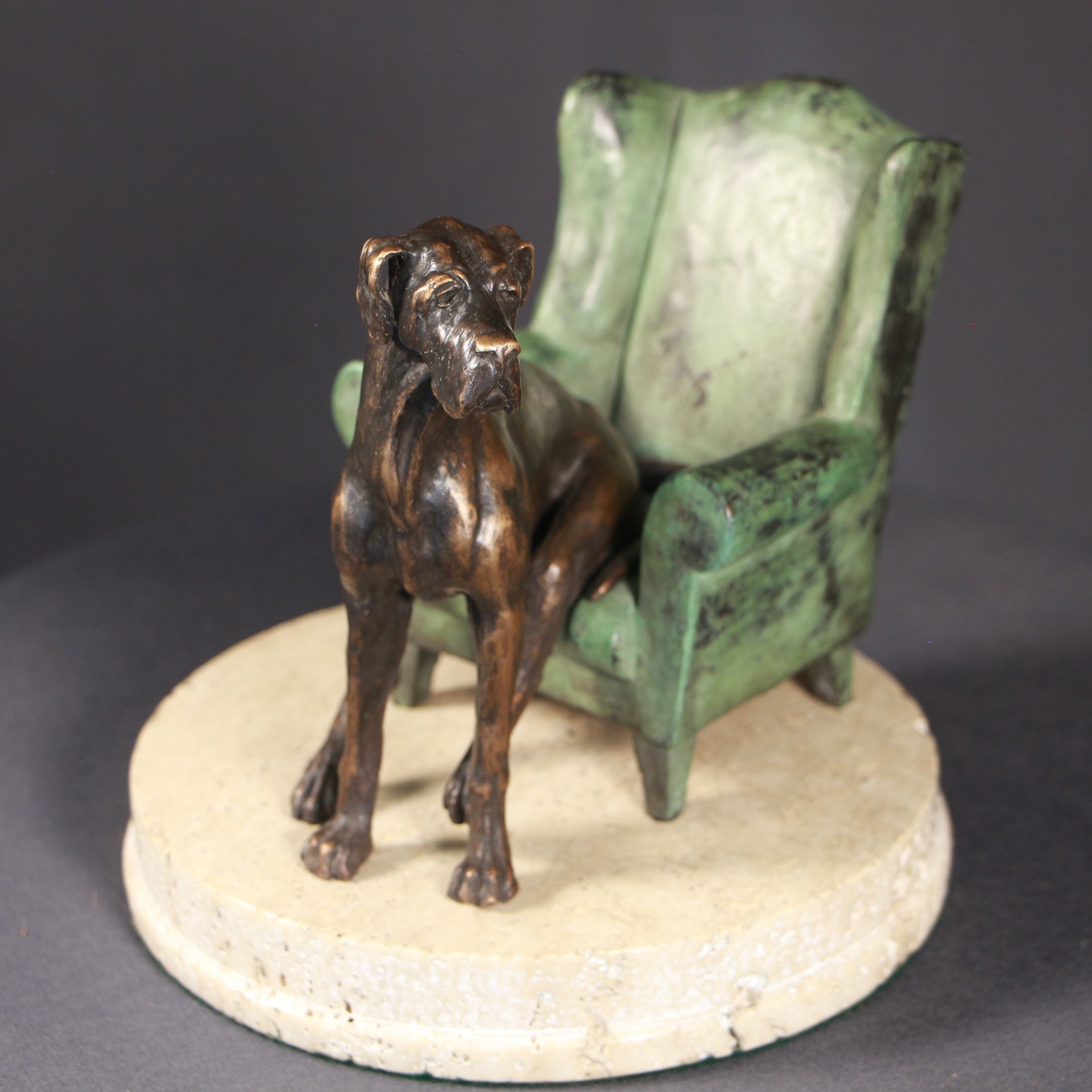 Rex and his chair Drawing - Willem Botha - Jose Art Gallery