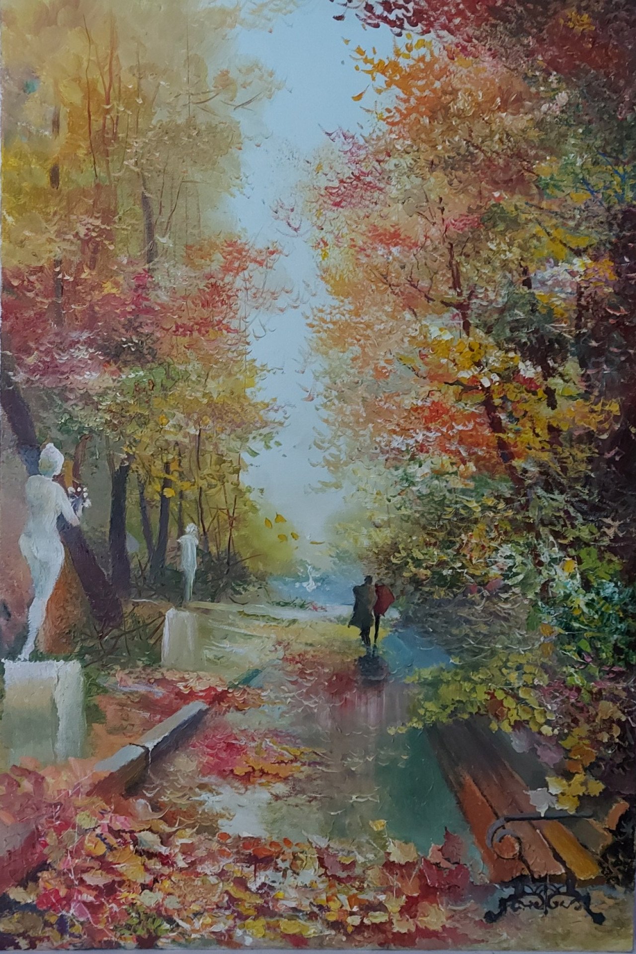 Stroll Painting by Valentin Granatyrko - Jose Art Gallery