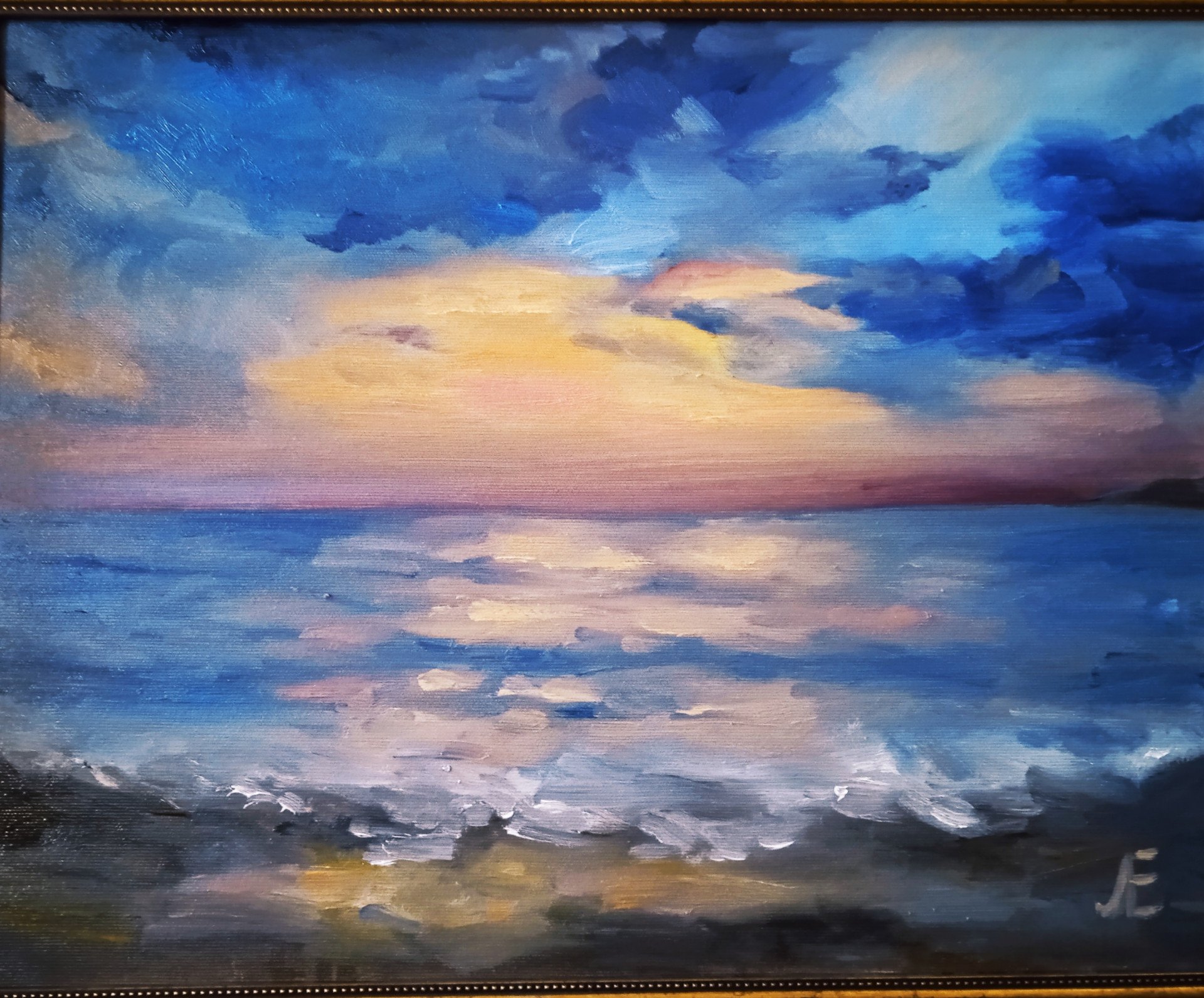 Sunset Painting by Elena Lebedeva - Jose Art Gallery