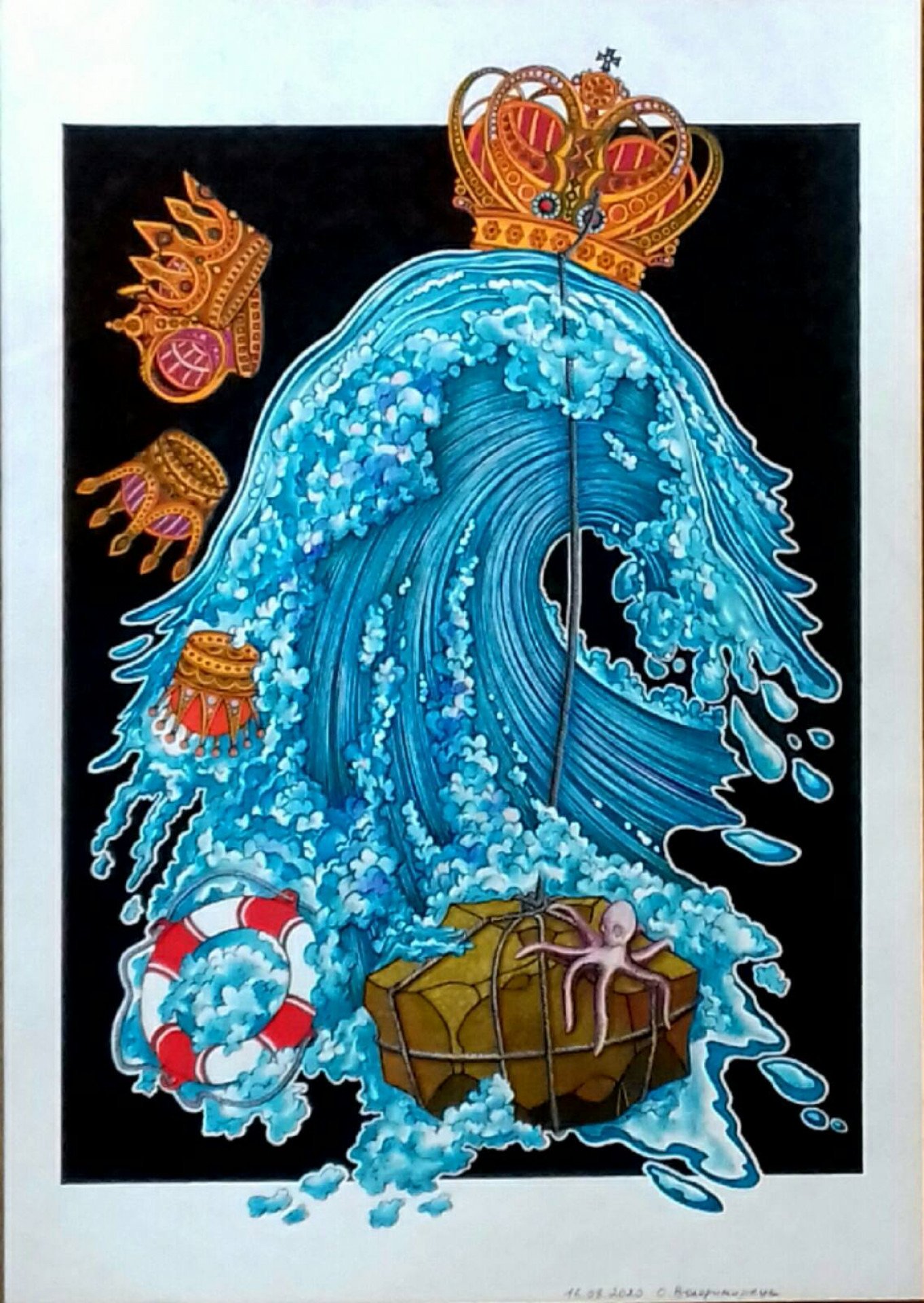 Crest of Glory Painting by Oleksandr Volodymyrets