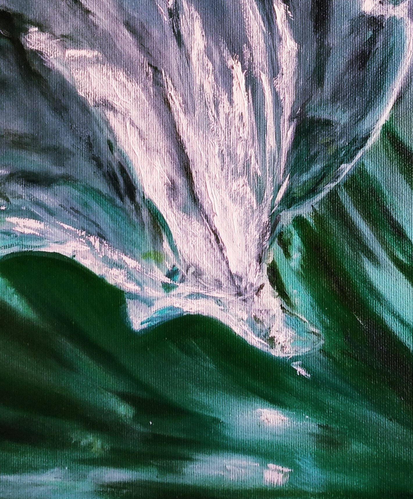 Big Wave Painting by OLGA MATVEIUK - Jose Art Gallery