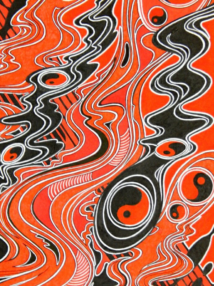 LOVE & HATRED Drawing - Oleksandr Volodymyrets - Jose Art Gallery