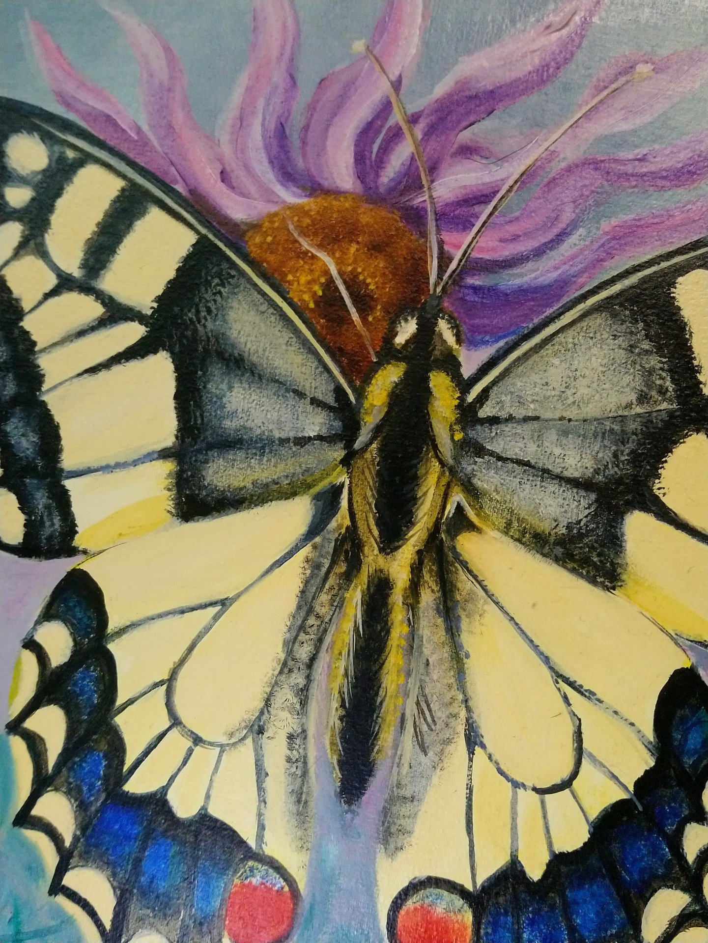 Butterfly Swallowtail Painting by Olena Kyrychenko - Jose Art Gallery