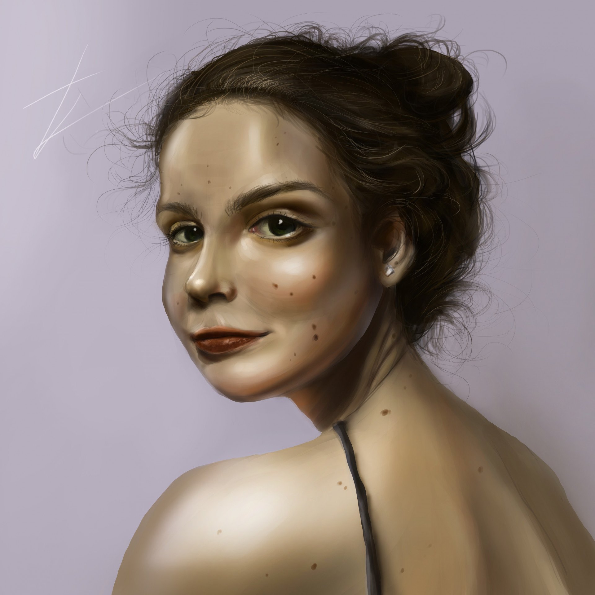 Glance Painting by Tatyana Slepchenko - Jose Art Gallery