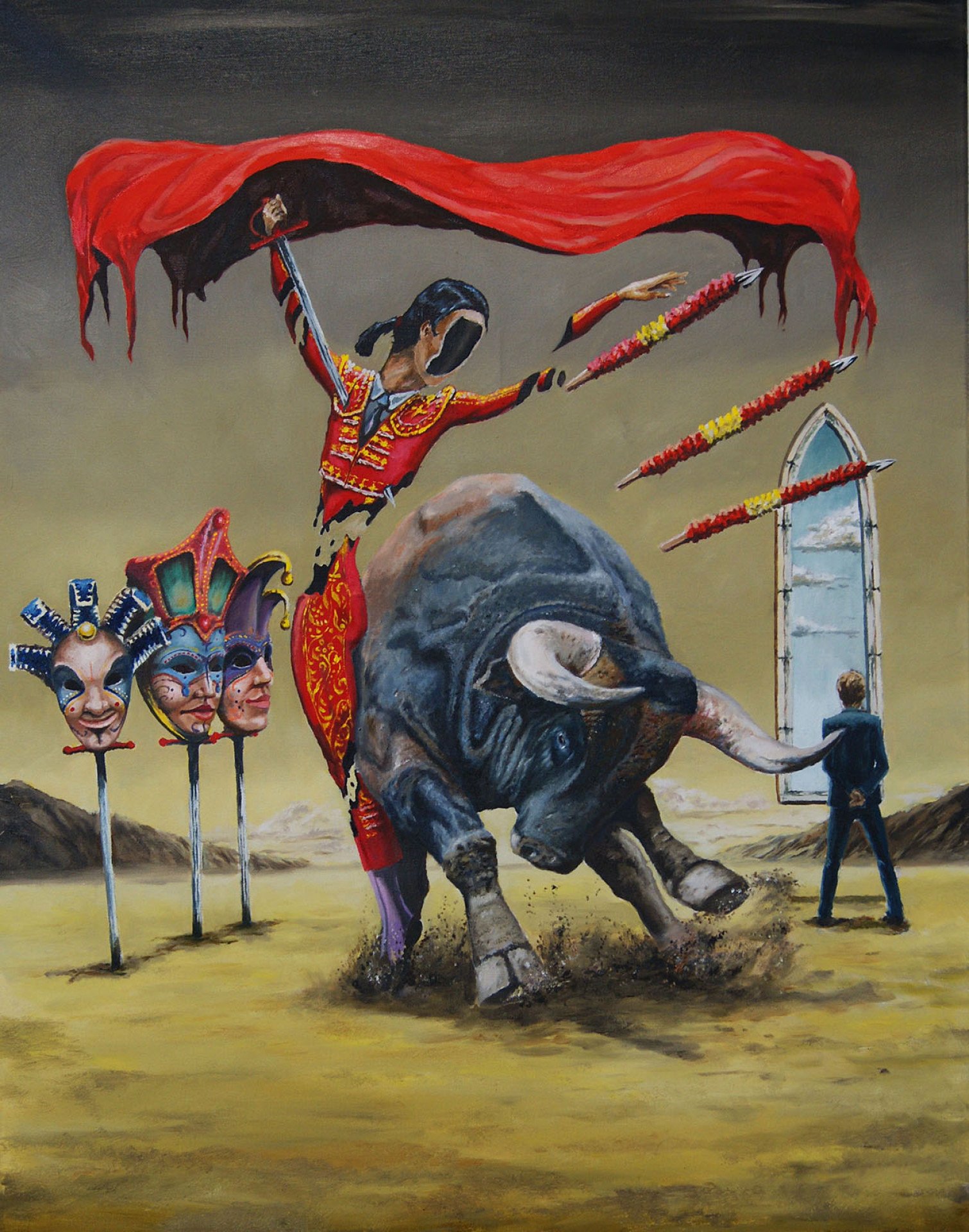 Blood and sand Painting by sergey kirillov