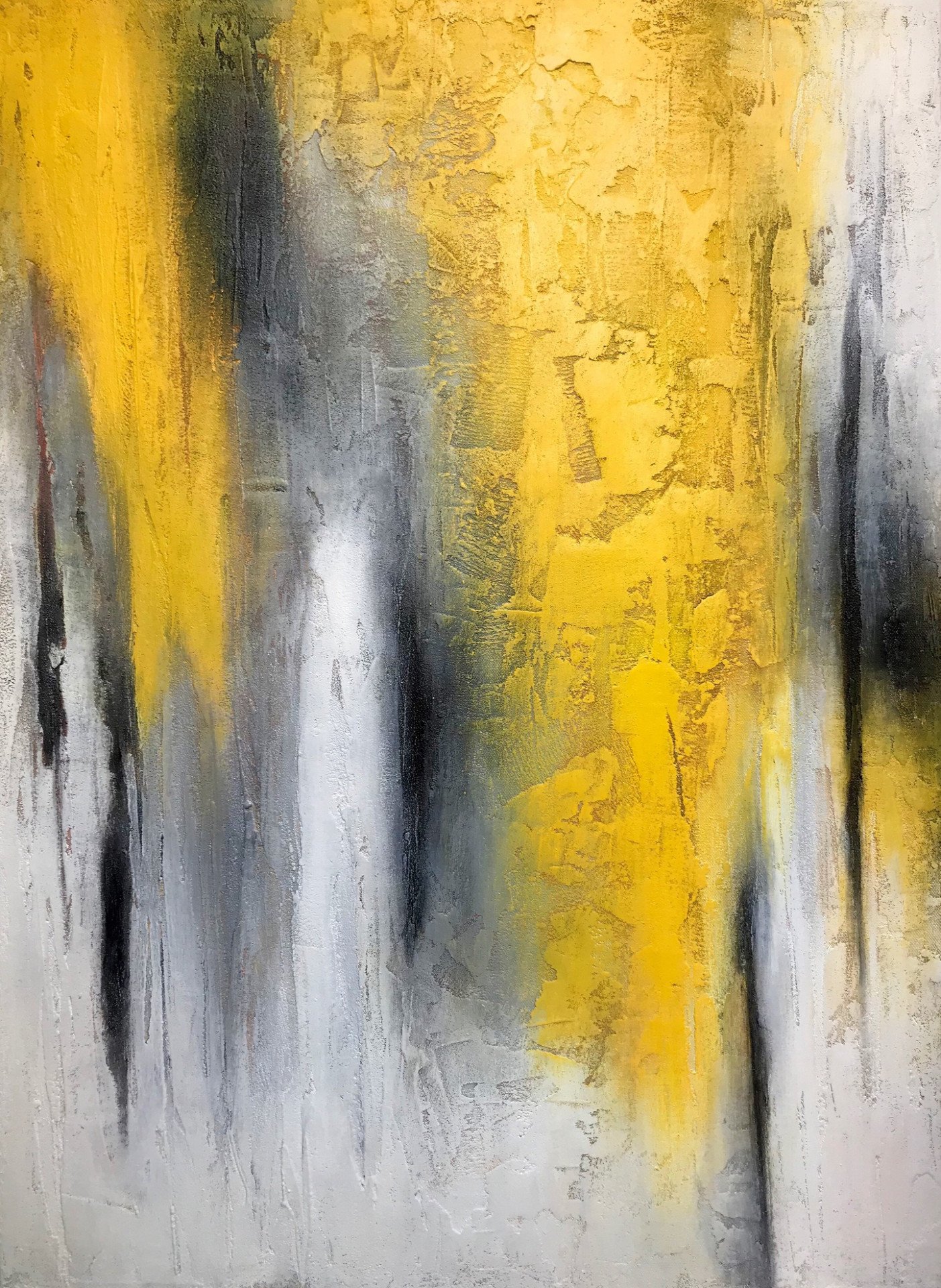 Spring Falls Painting by Zue Razali - Jose Art Gallery
