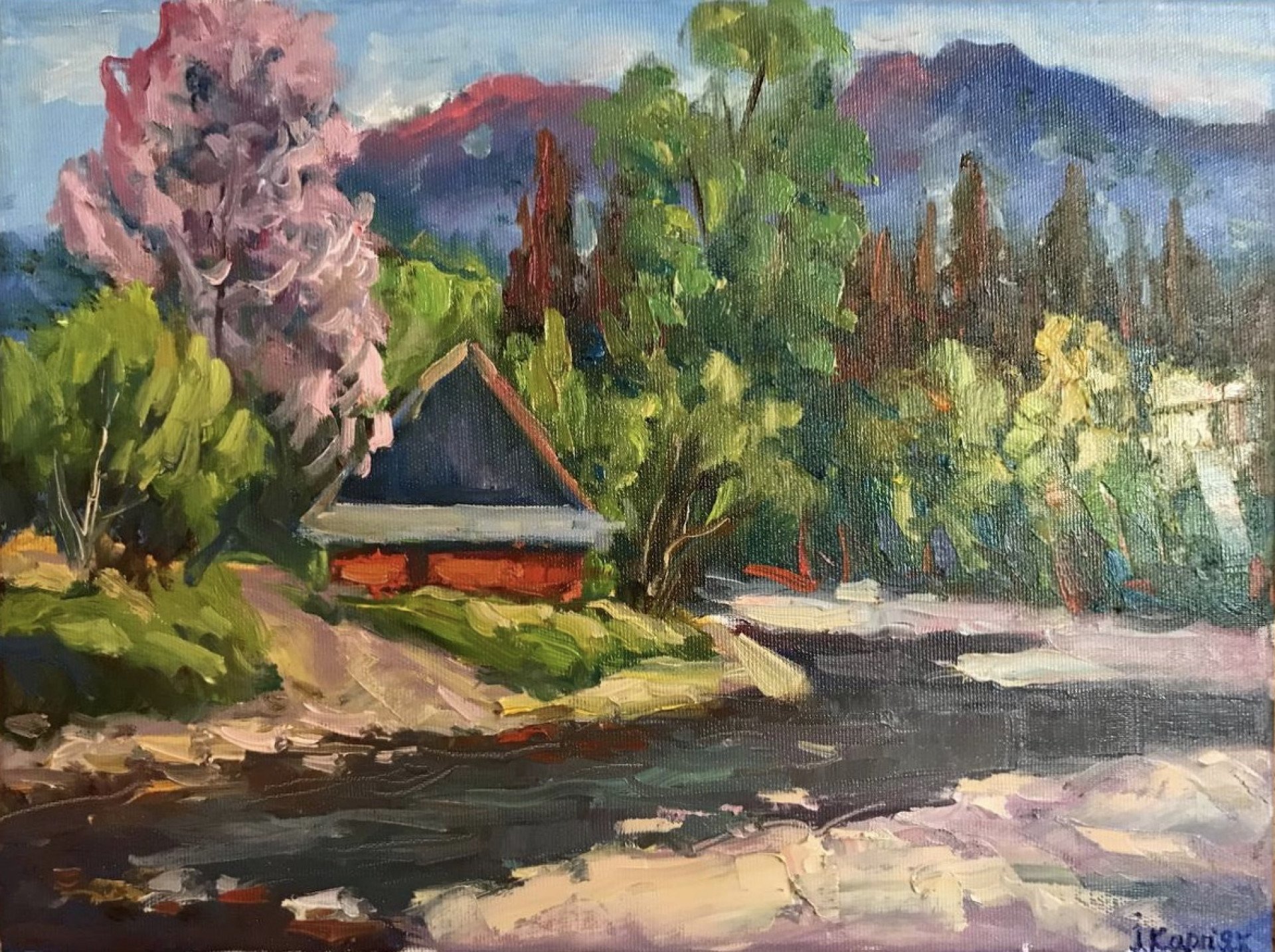 Near the river Sculpture - Iryna Karpiak - Jose Art Gallery