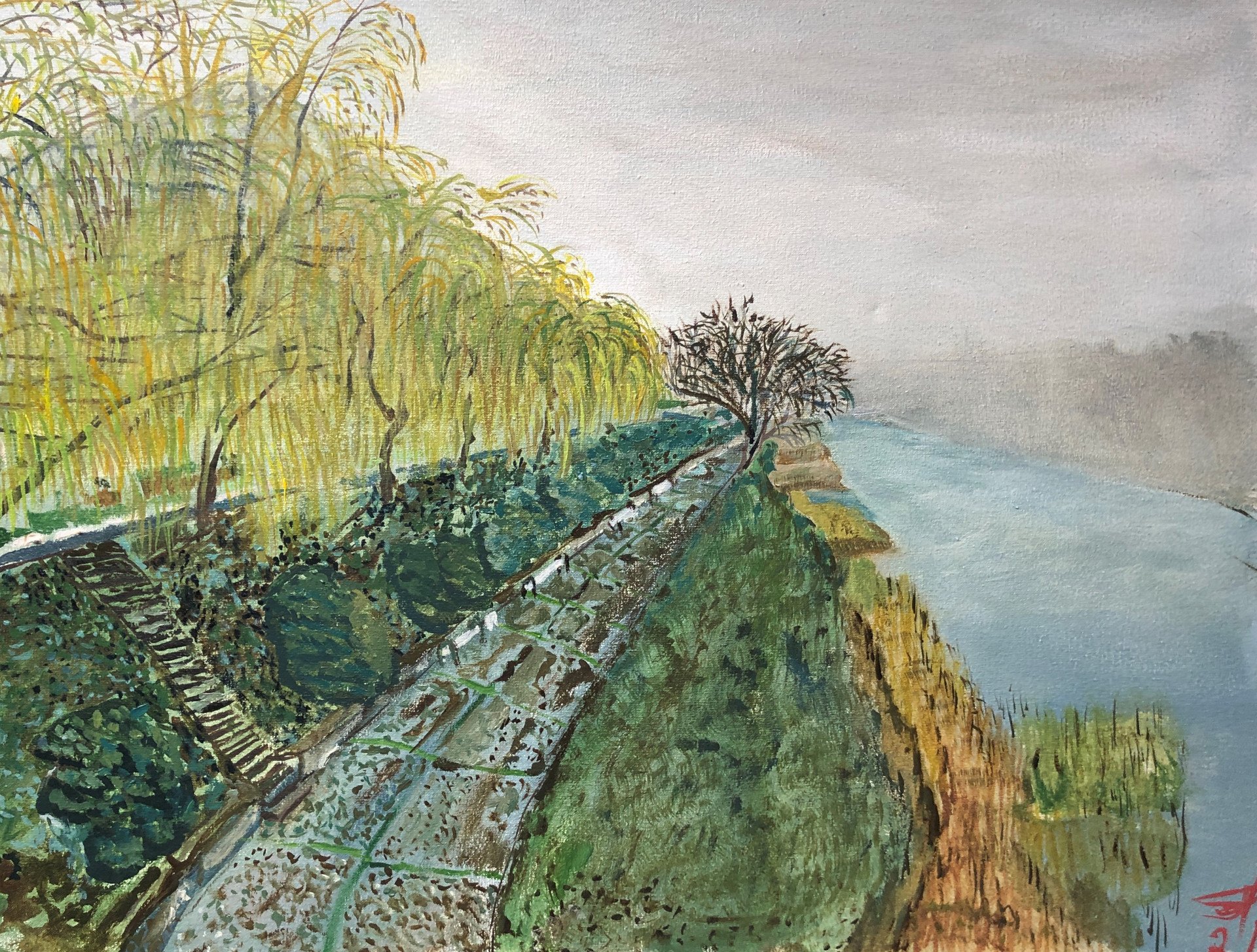 Mirgorod Resort. View from the Painting by Sergey Sebini