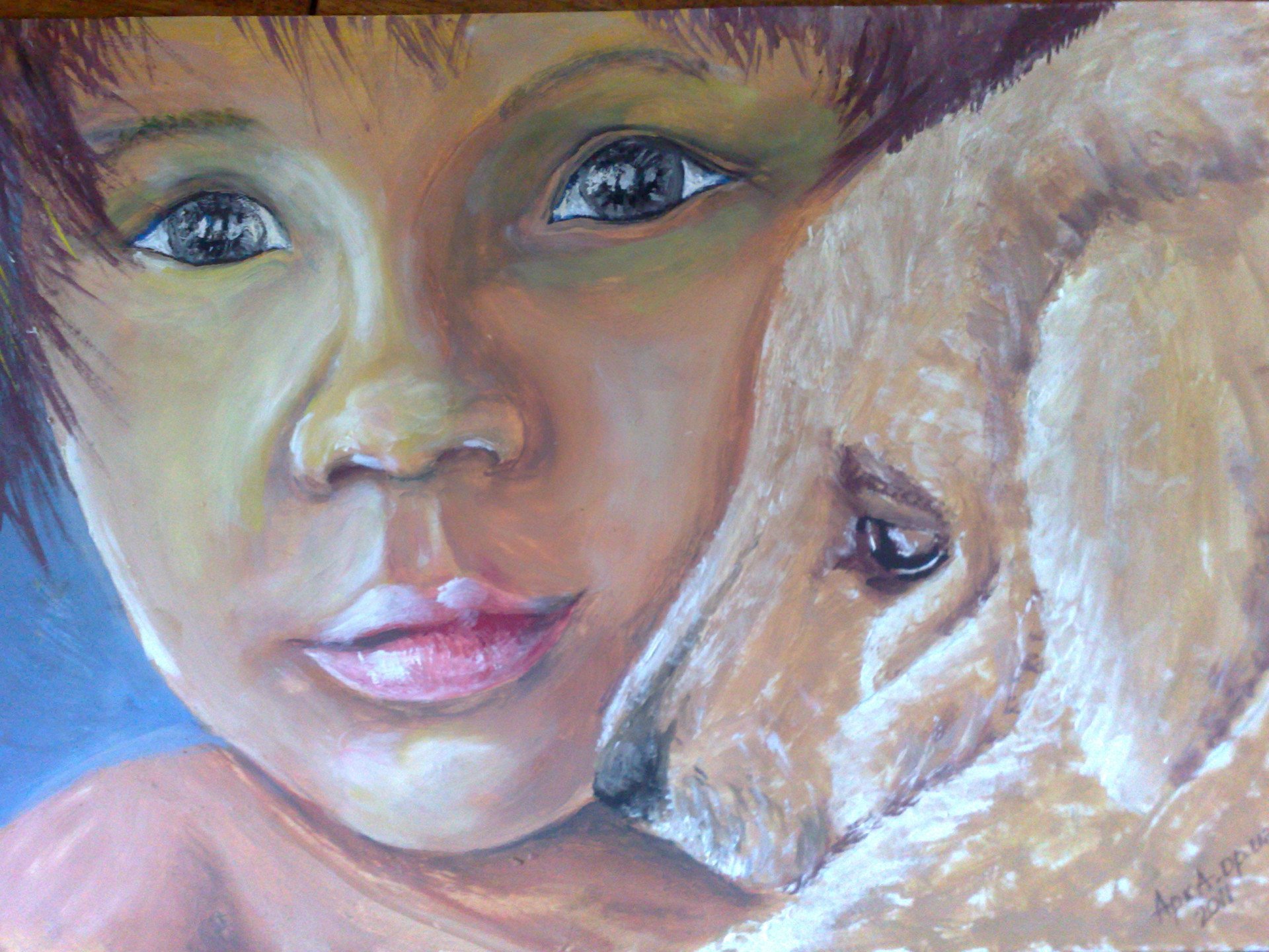 Friend Painting by Dmitry Arkadyev - Jose Art Gallery