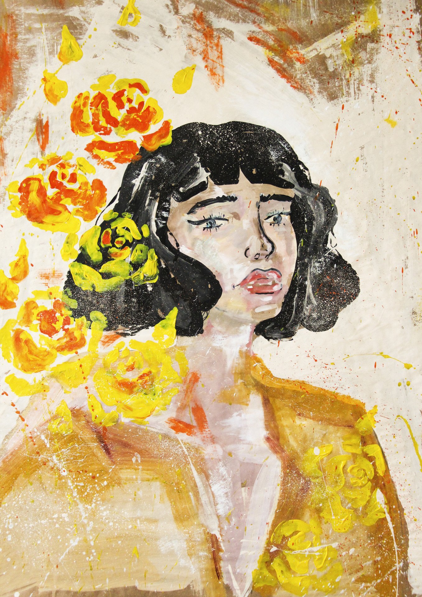 From within Painting by Ann Vlasenko - Jose Art Gallery