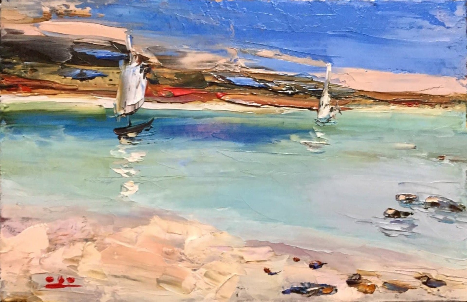 Winds of Freedom Painting by Oleg Sharapanovsky