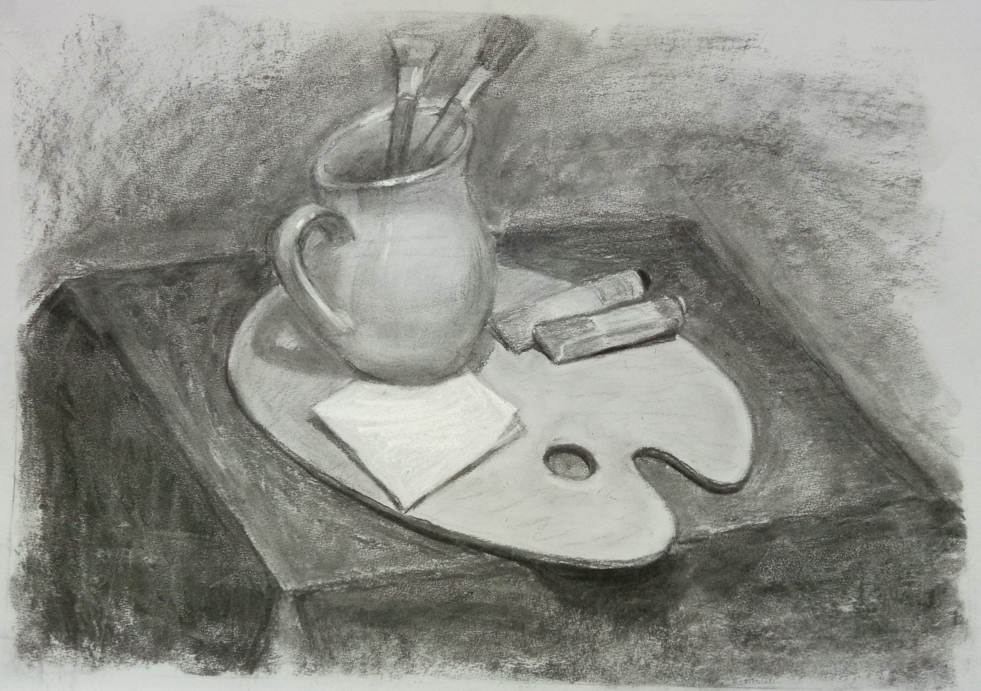 Рreparation for creation Drawing - Ekaterina Iavdoshchuk