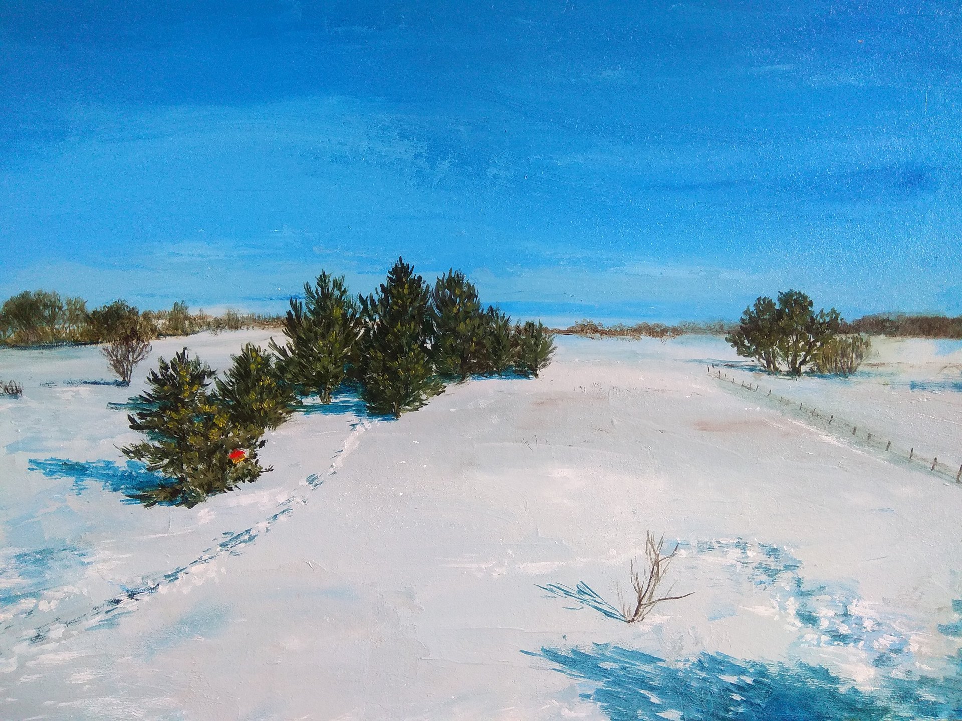 March Painting by Olga Farukshina - Jose Art Gallery