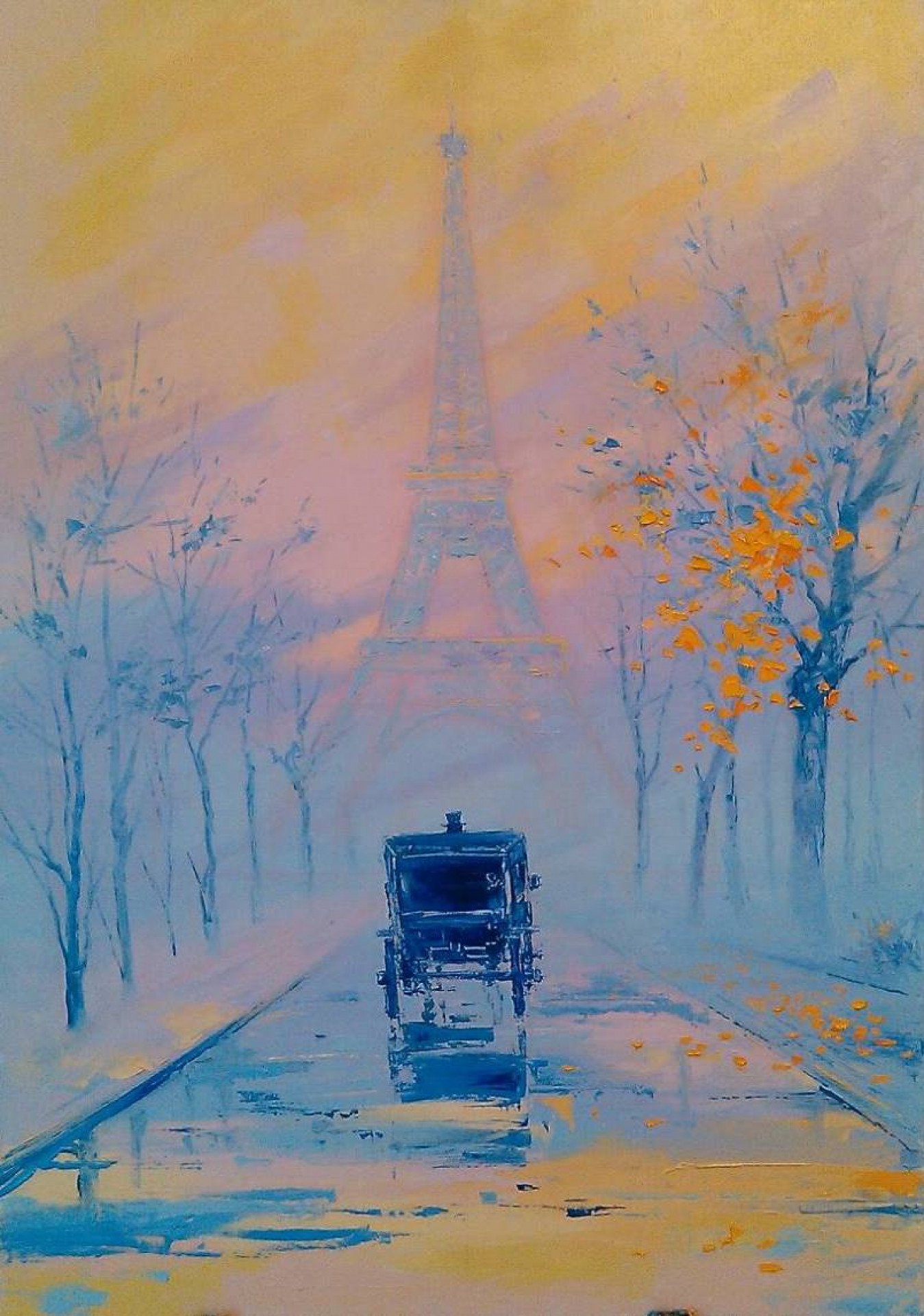 Secrets of Paris Painting by Oleg Ryzhkov - Jose Art Gallery