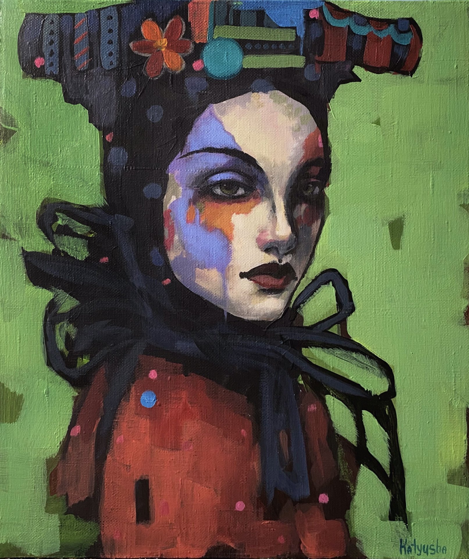 Foreigner Painting by Ekaterina Nikitina - Jose Art Gallery