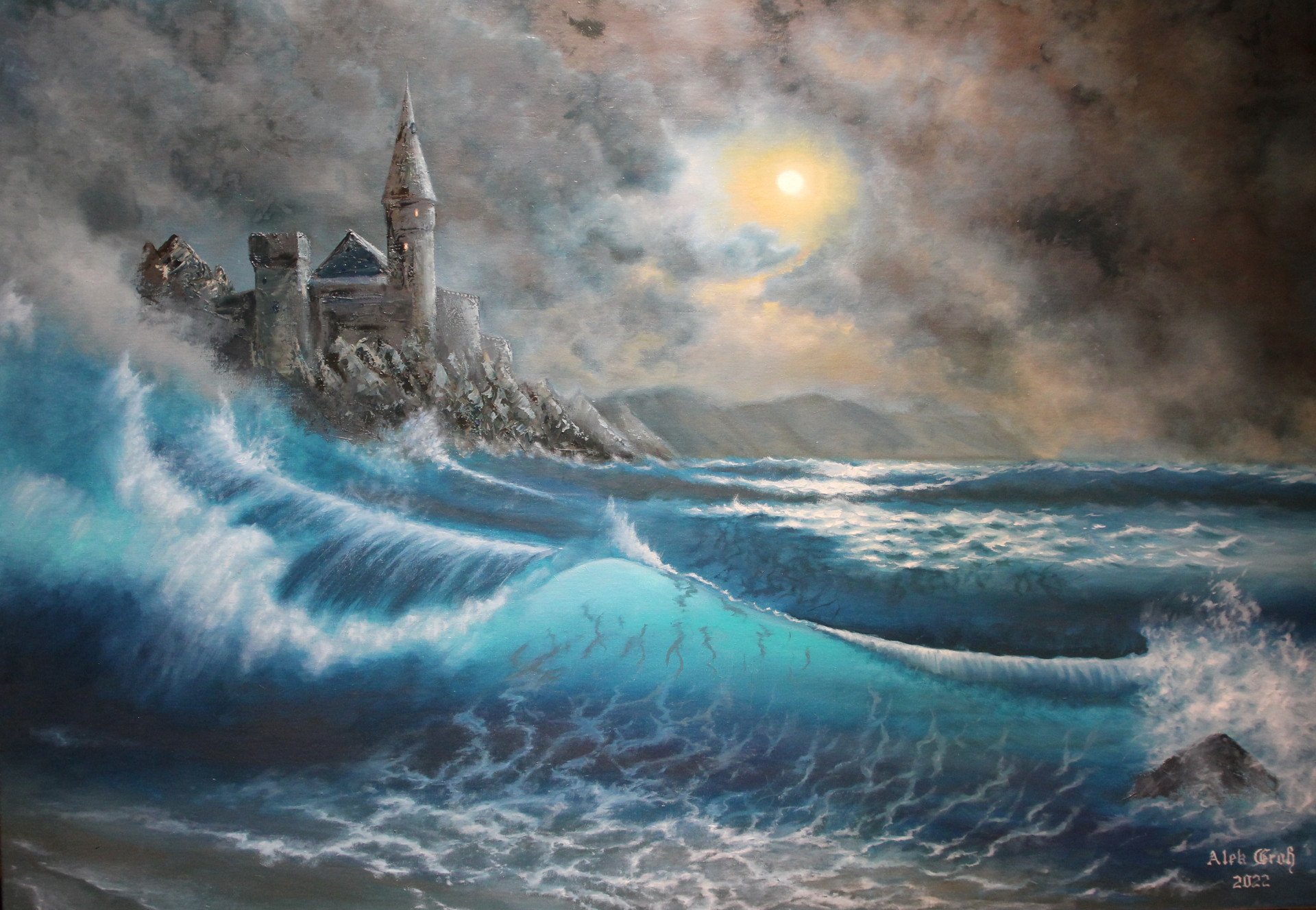 Citadel Painting by Oleh Dobroskokov - Jose Art Gallery