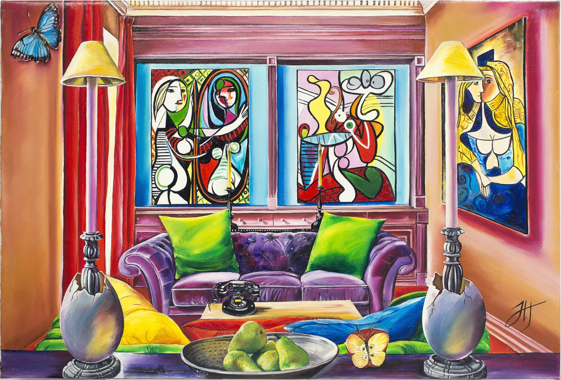 Siyana Painting by Natalia Fedyna - Jose Art Gallery