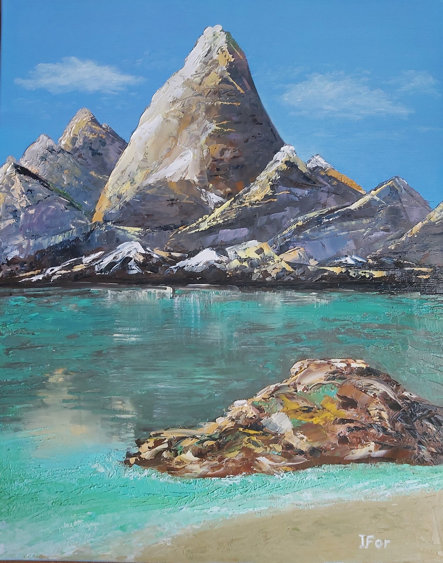 Alaska Painting by Irina Forostiana - Jose Art Gallery