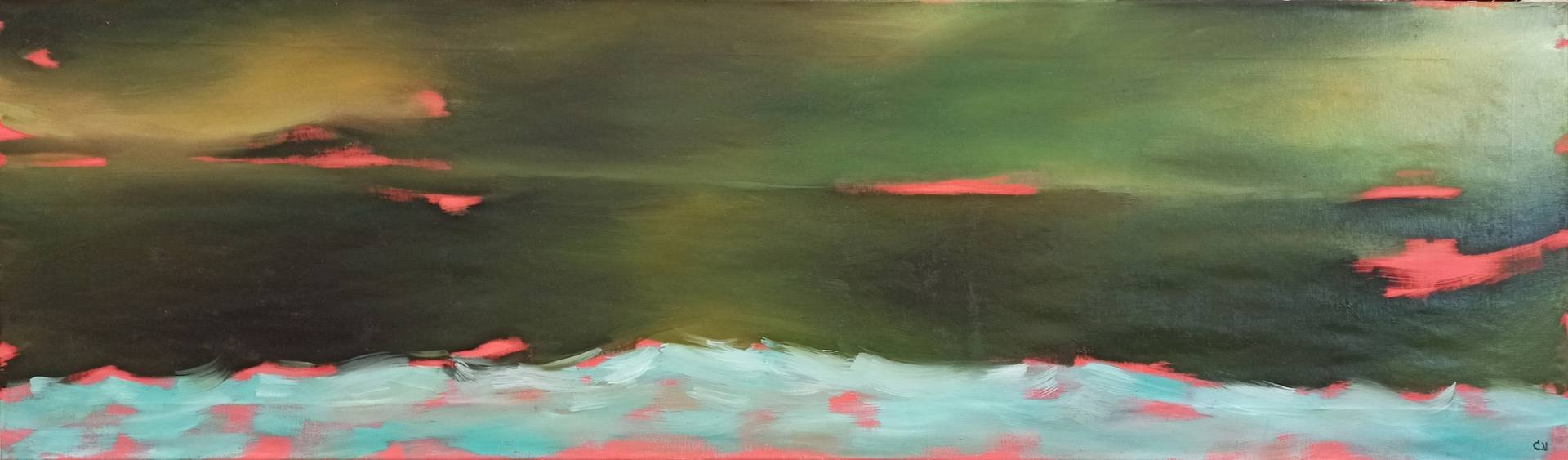 Abstract#3 Painting by Vira Hlamazda - Jose Art Gallery