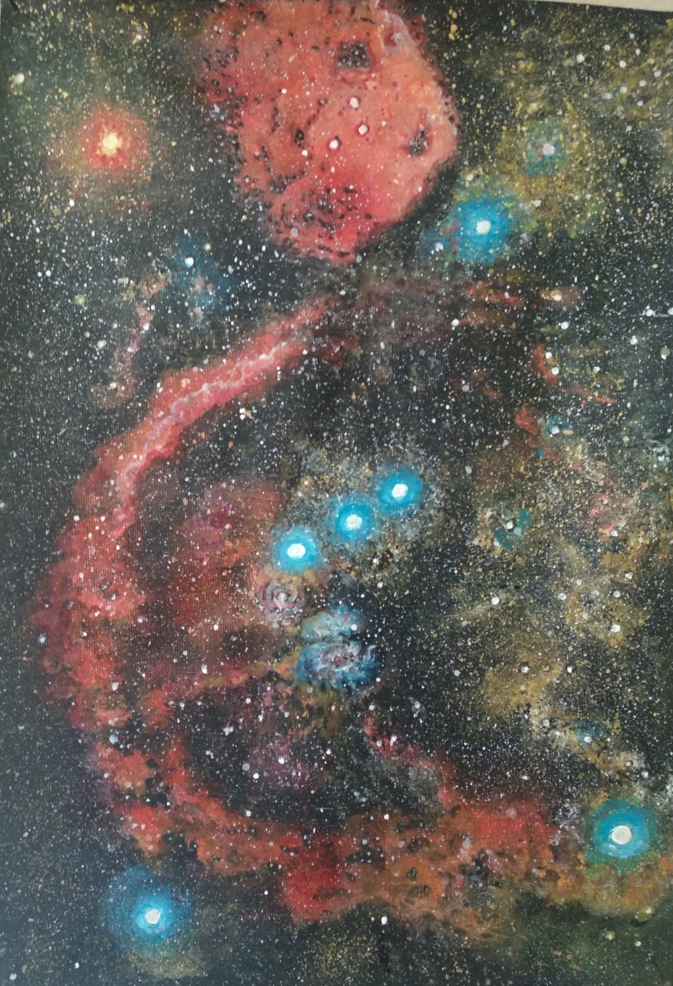 Orion Painting by Irina Zaplatsinska - Jose Art Gallery