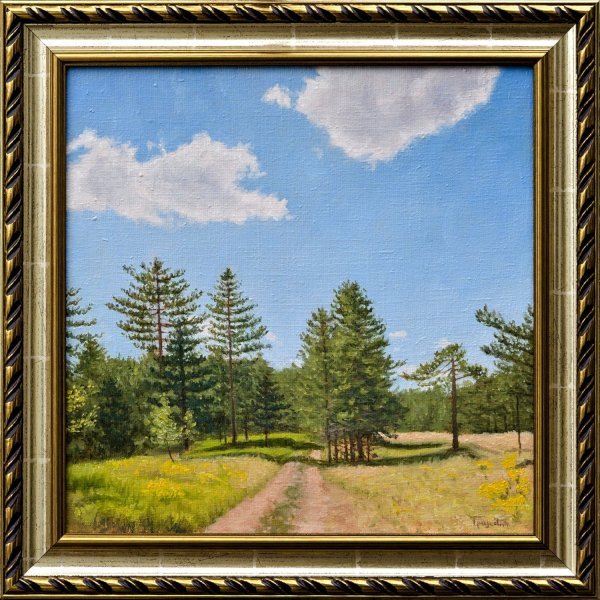 Walk in a Plein Air Painting by Dejan Trajkovic
