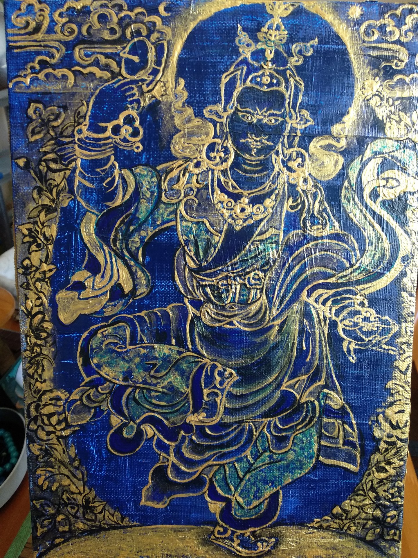 Guru. Painting by Irina Zaplatsinska - Jose Art Gallery