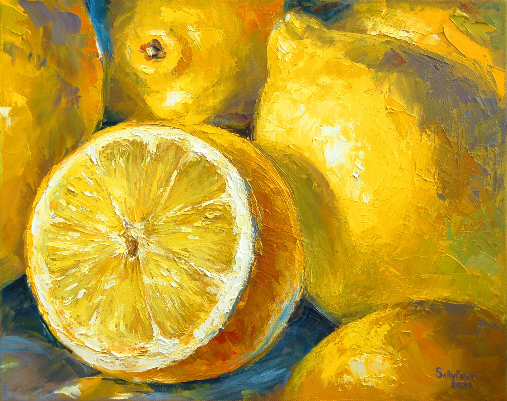 Yellow mood Painting by Anna Stratovich - Jose Art Gallery