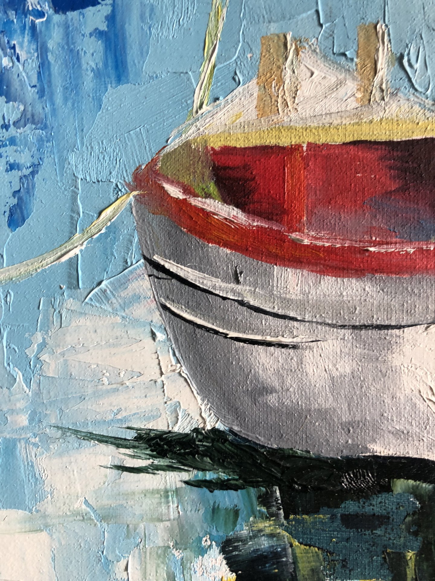 Port Painting by Alexandra Sokolovskaya - Jose Art Gallery