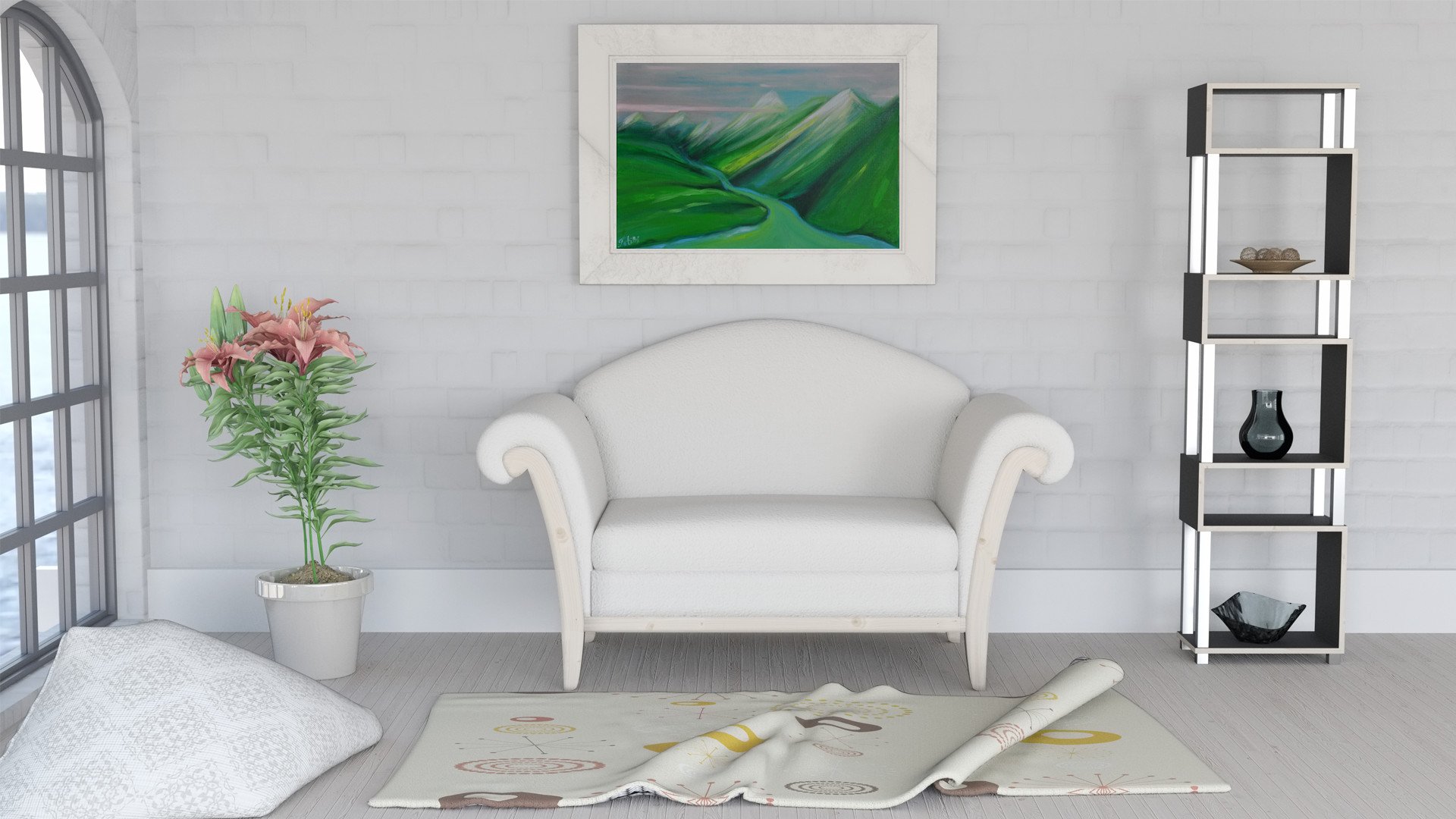 Mountain Peace Painting by Tetiana Bilous - Jose Art Gallery