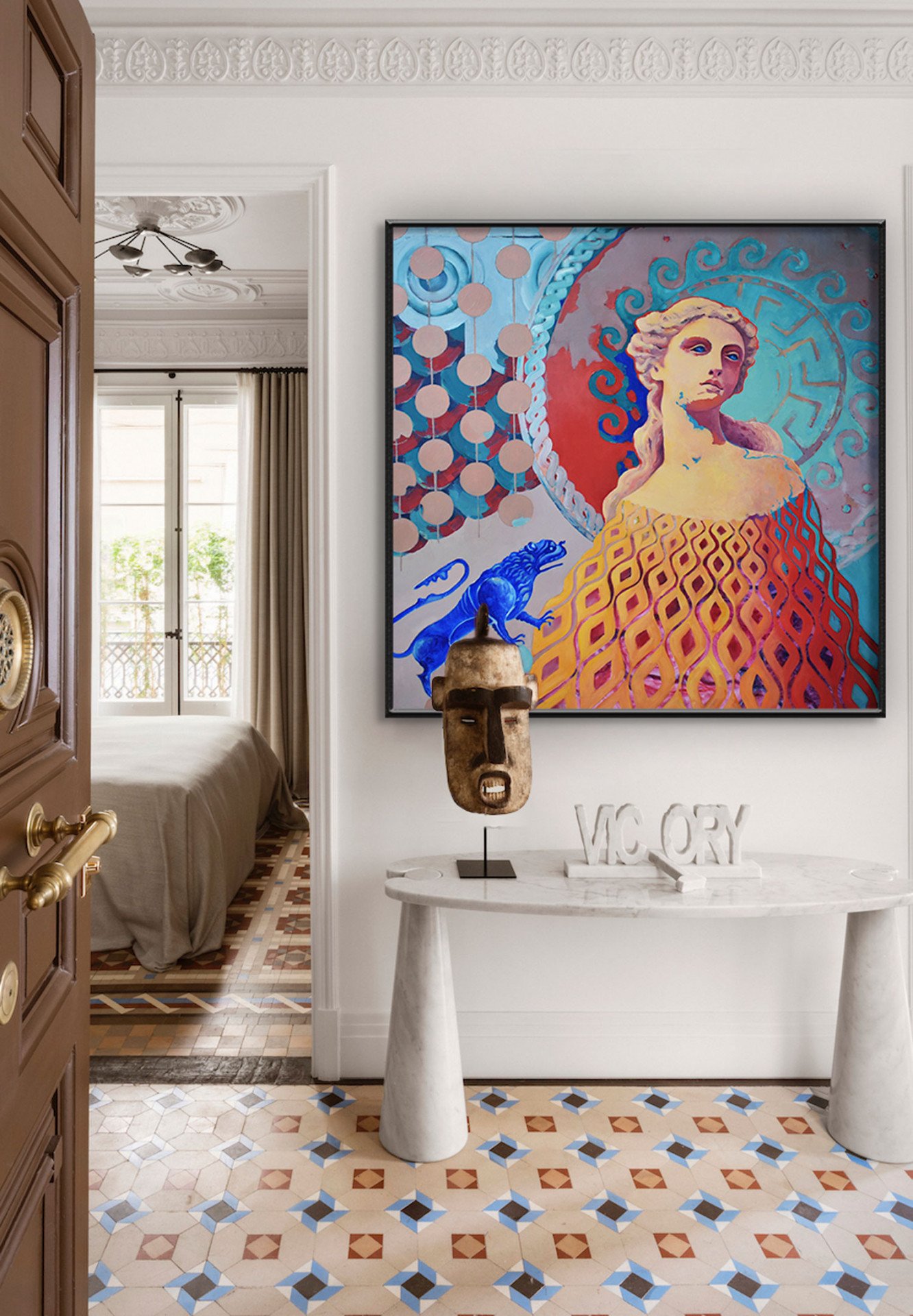 MYTH. Andromeda - beauty Painting by MARINA Venediktova