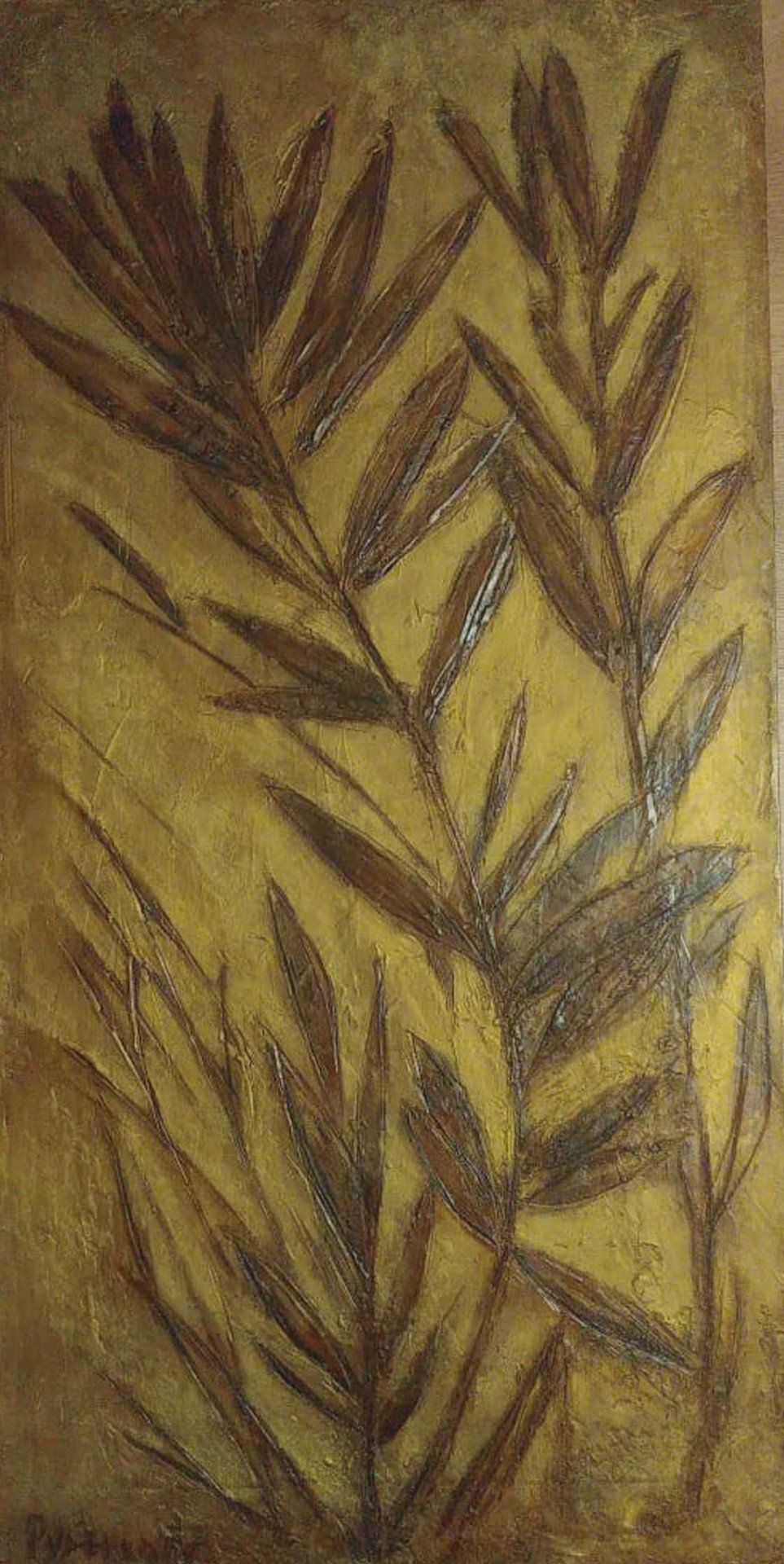 Olive plants Painting by Alla Rudenko - Jose Art Gallery