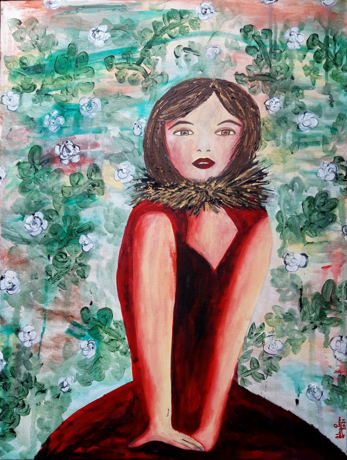 Isabella Painting by Elena Parau - Jose Art Gallery