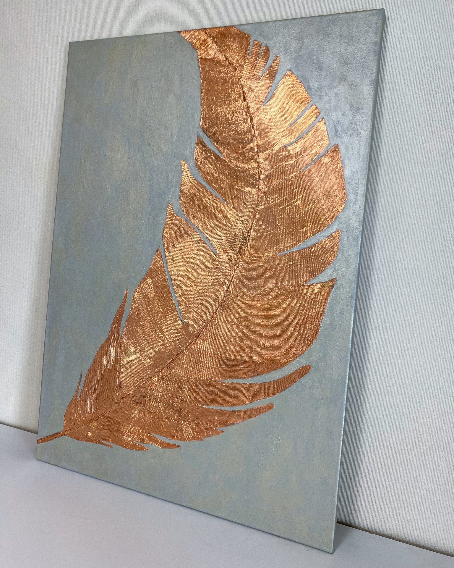 Feather Painting by Olena Kolomiiets - Jose Art Gallery
