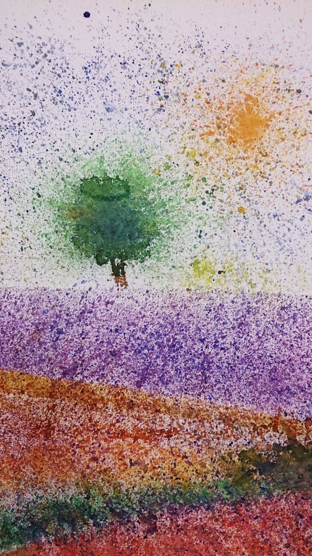 Tree Painting by Seyedeh Ayeh Mirrezaei - Jose Art Gallery