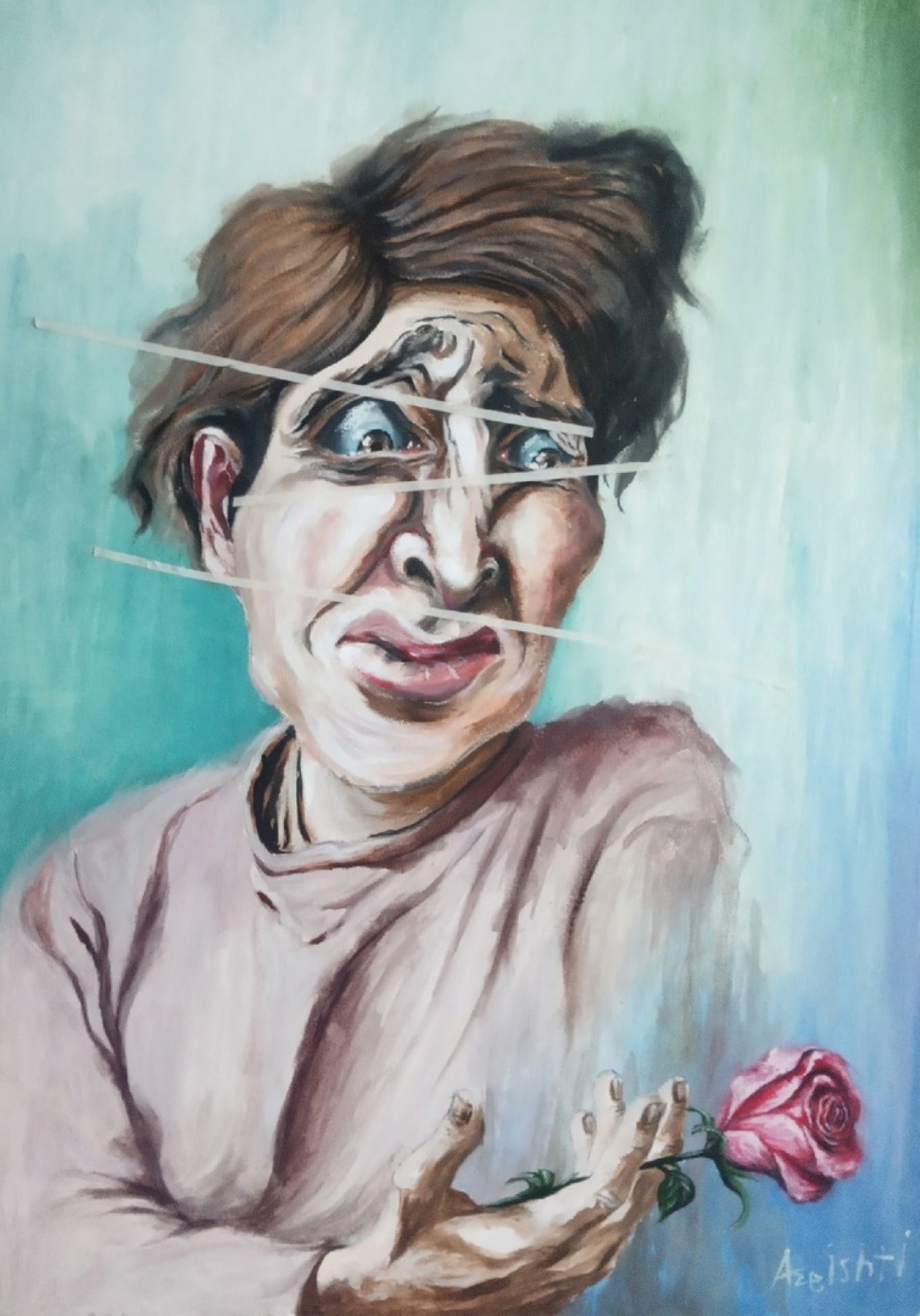 A stranger Painting by Argishti Mesropyan - Jose Art Gallery